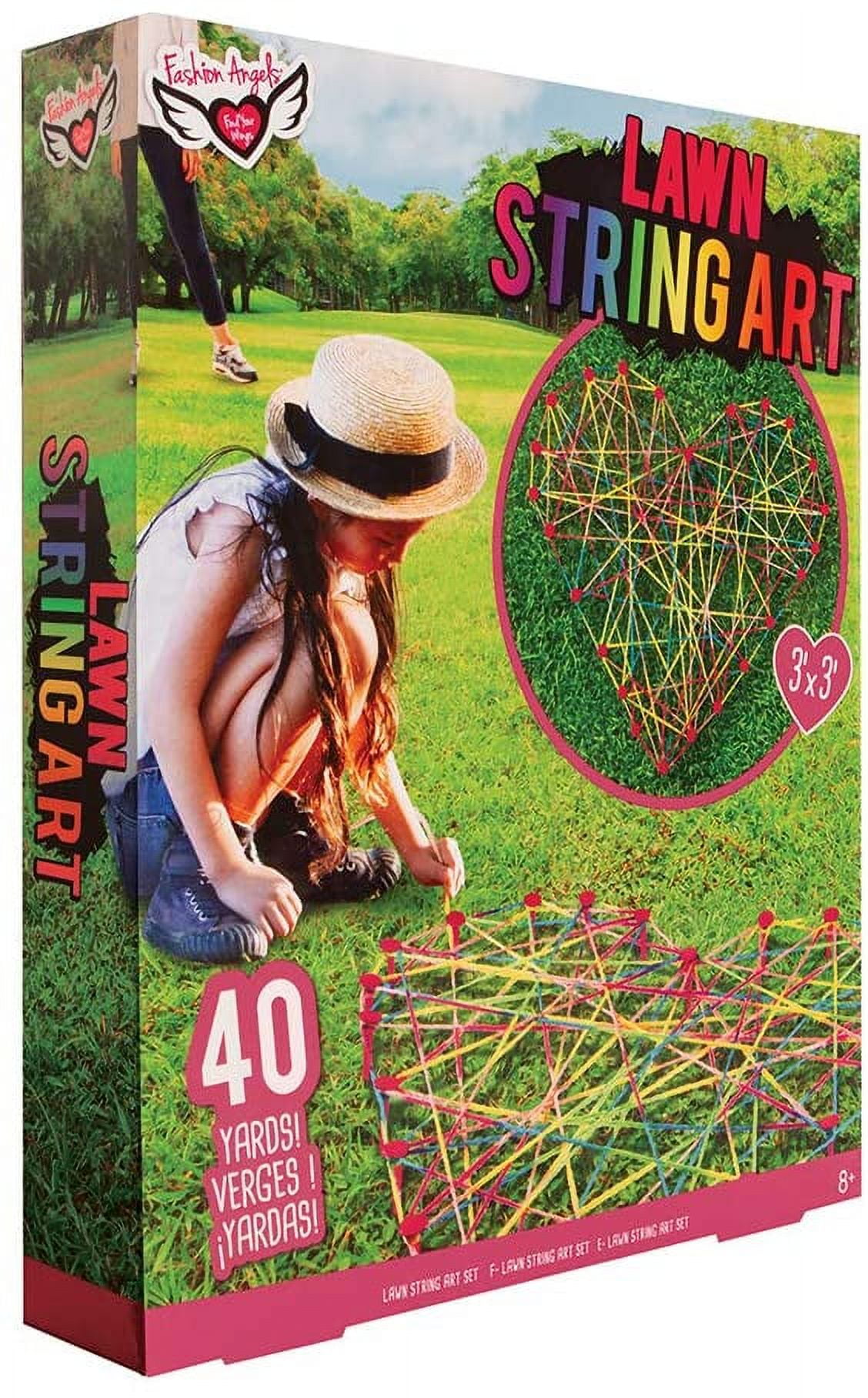Fashion Angels Lawn String Art Kit (12297) Outdoor Activity for Kids ...