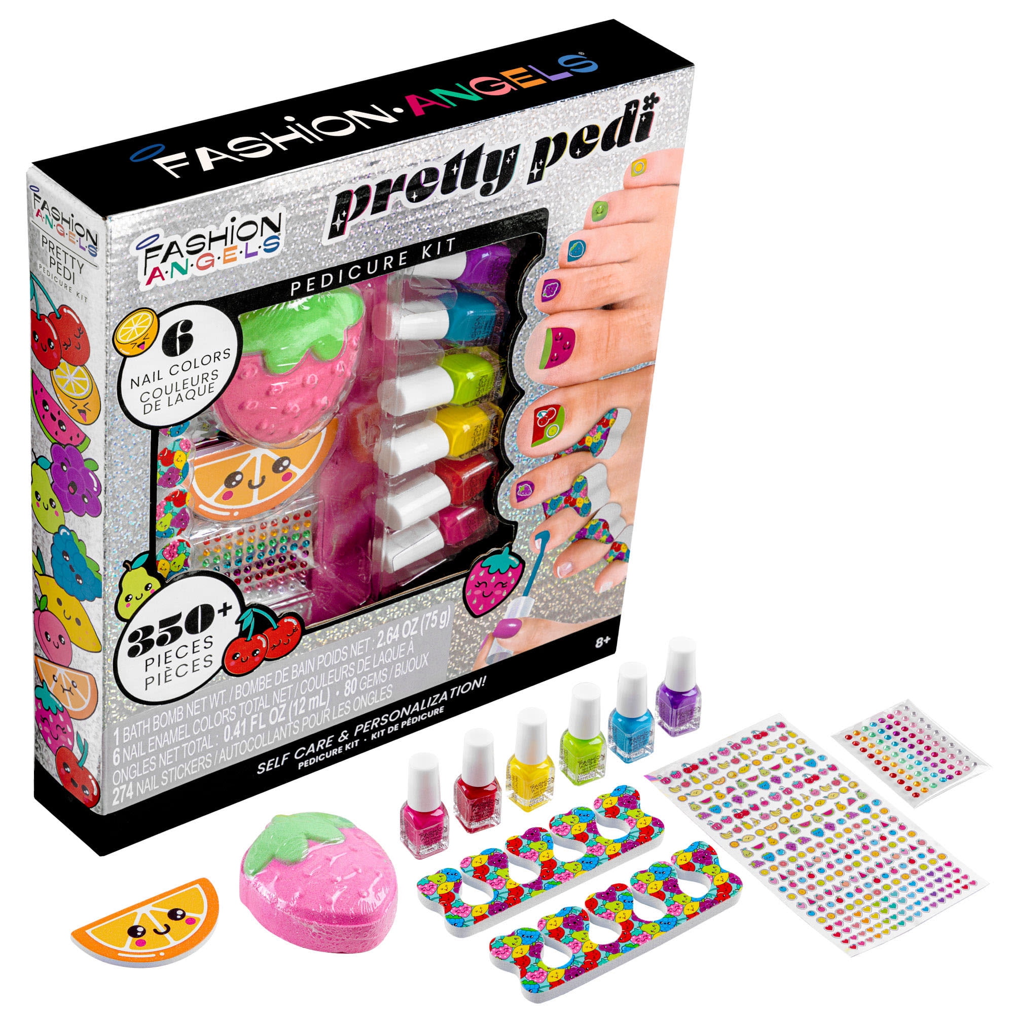 Fashion Angels: Pretty Pedi Pedicure Kit - Nail Spa & Salon Design Set ...