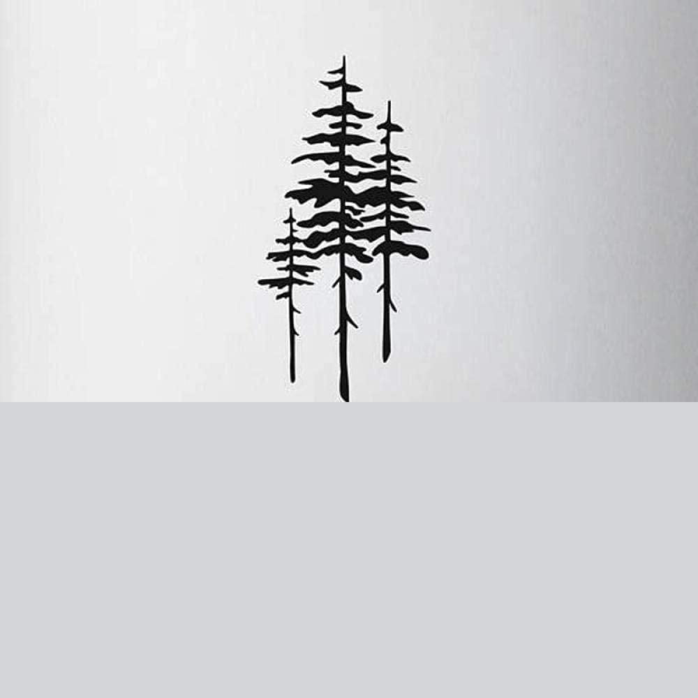 Fashion Art Wall Stickers Large Size Pine Tree Home Decor for Living ...
