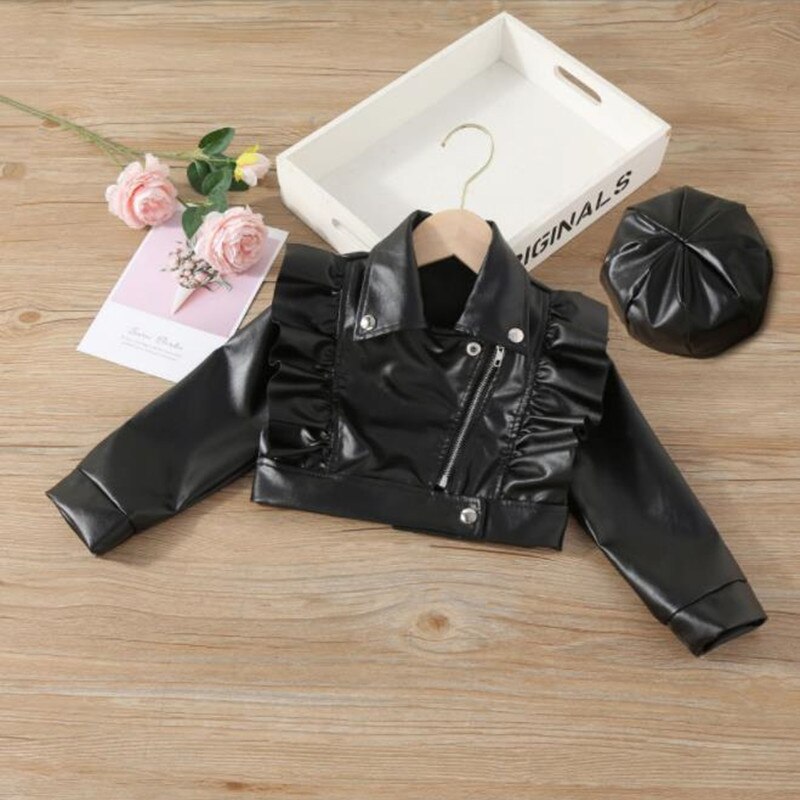Fashion Baby Girl Suit Jacket Toddle Teen Child loose Jacket Solid ...