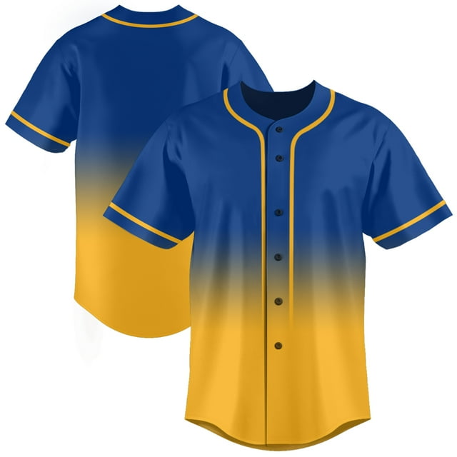 Fashion Baseball Shirts Sports Uniform for Men Hip Hop Hipster Button ...