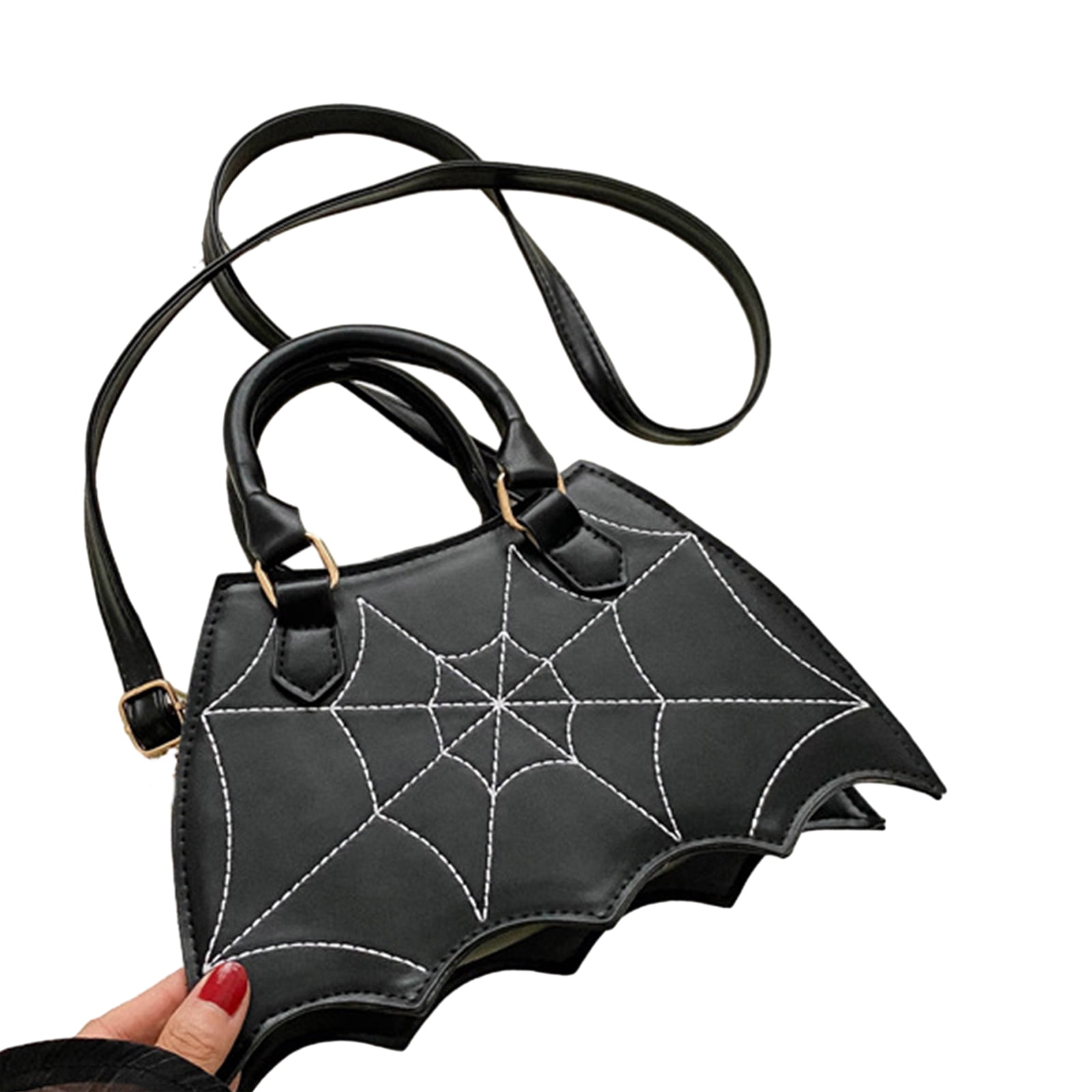 Fashion Bat Shape Shoulder Bag Simple Leathers Commuters Tote Bag ...
