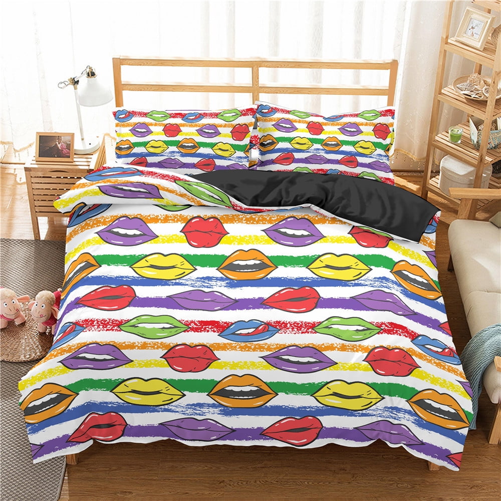 Fashion Bedding Set Cosmetic Theme Duvet Cover King/ Size Modern ...