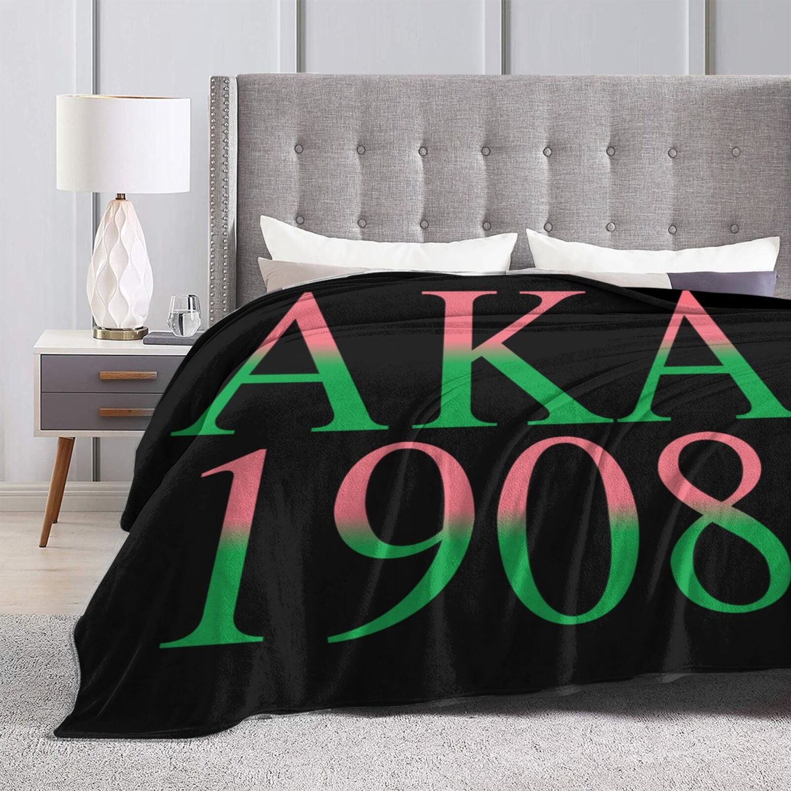 Fashion Blanket Alpha Kappa Alpha Ultra-Soft Micro Fleece Living Room ...