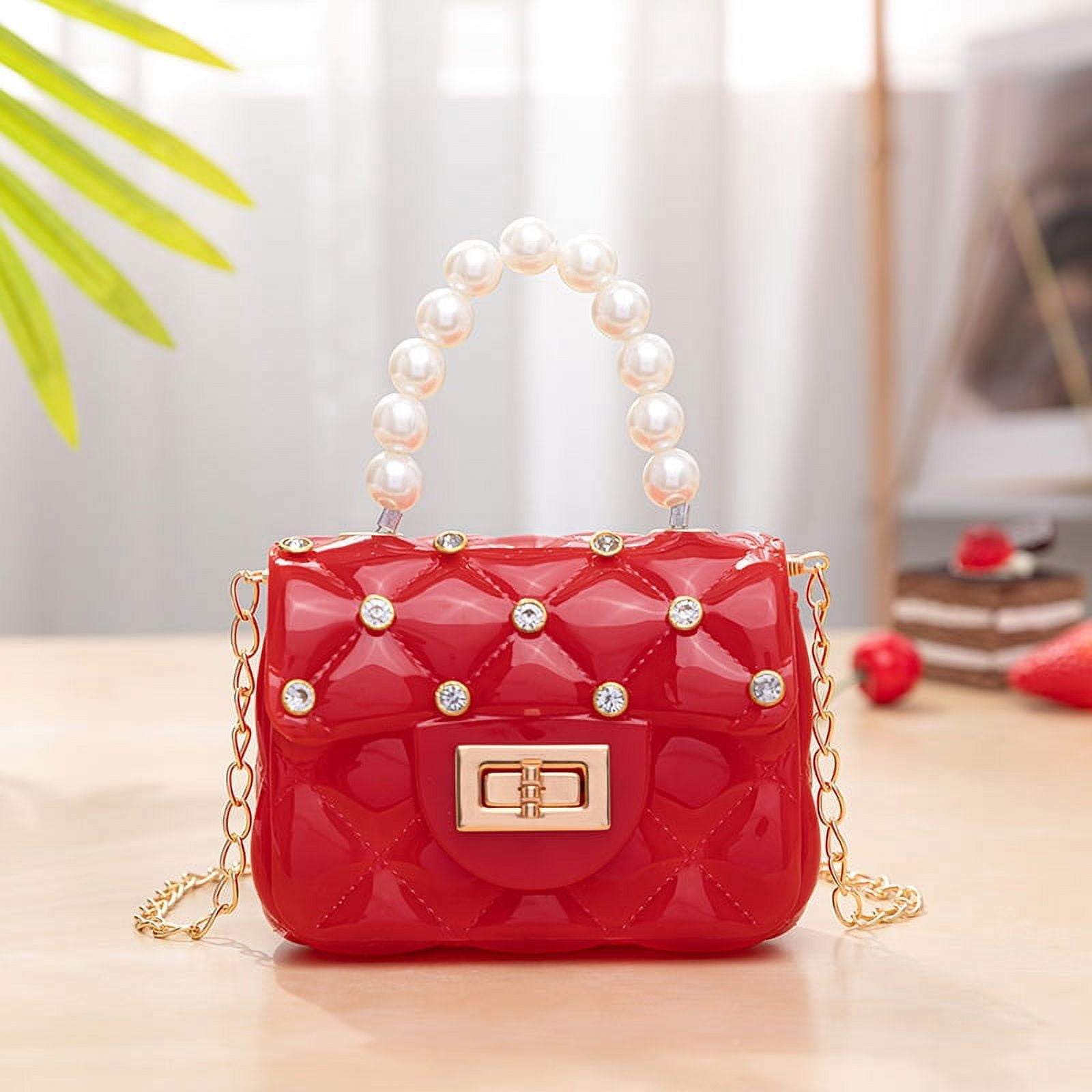 AIDAIBAG Fashion Candy Color Handbag Satchel Mini Purse Jelly Shoulder ...