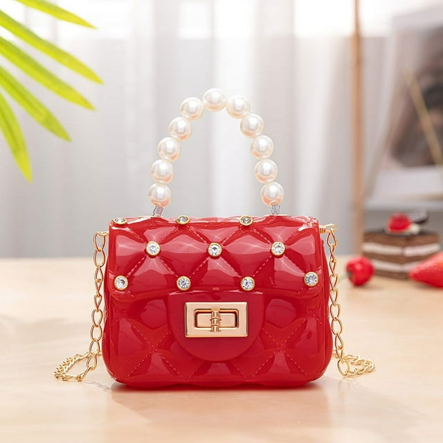 Fashion Candy Color Handbag Satchel Mini Purse Jelly Shoulder Bag ...