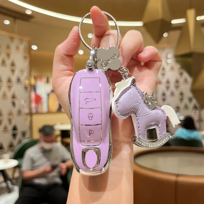 Fashion Car Key Case Cover for Porsche Cayenne 958 911 Lepin 996 Macan ...
