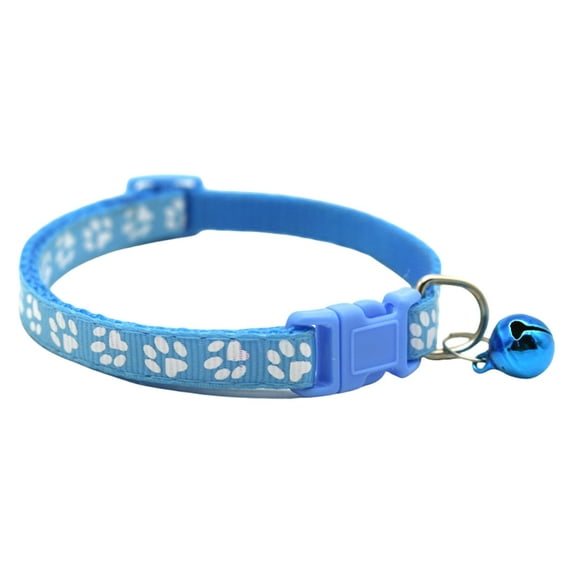 Fashion Cats Accessory Collar with Bells Bright Color Lovely Print Cats ...