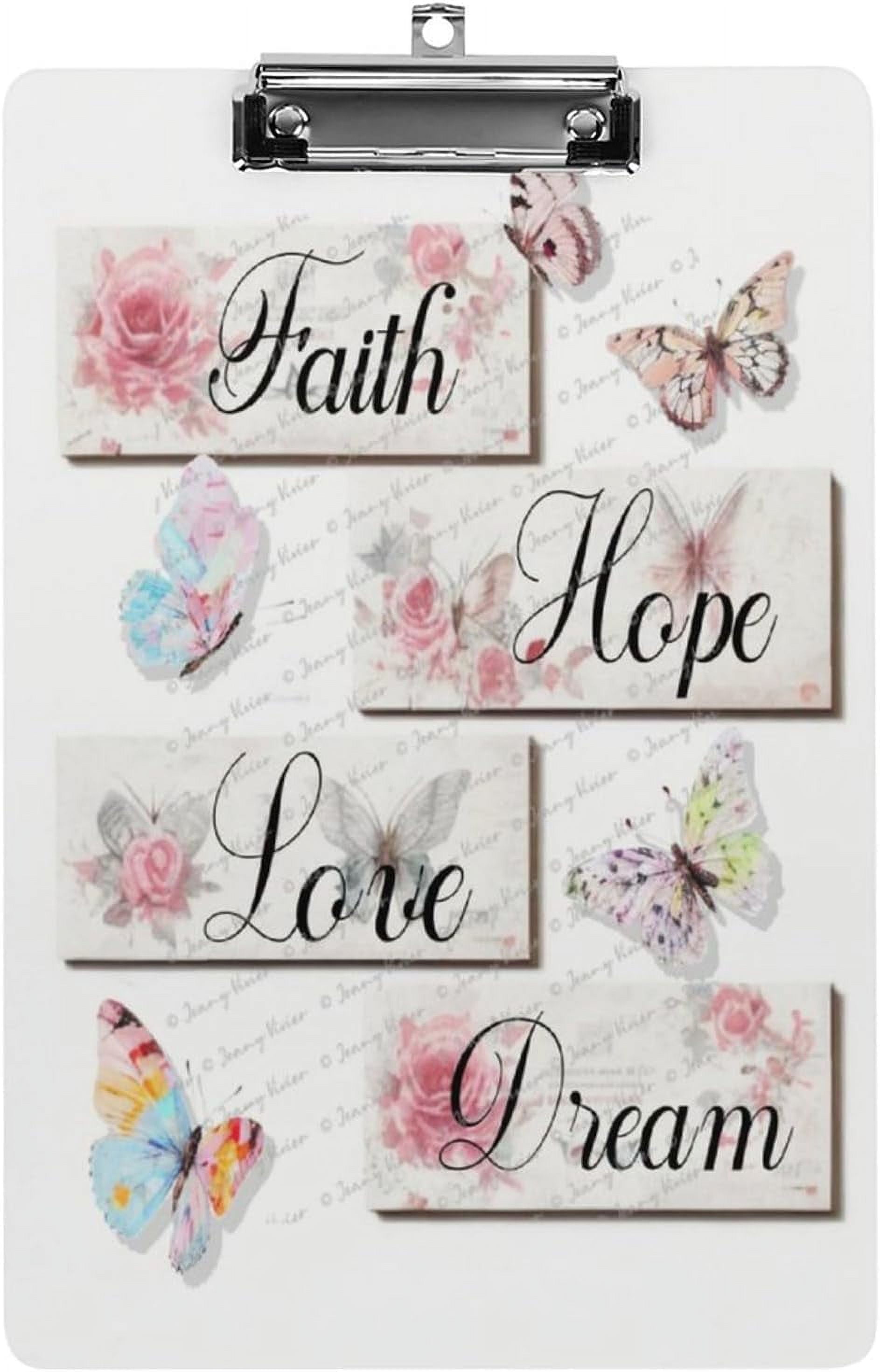 Fashion Clipboard, Cute Clipboard for Nurses, Teacher, Students Use, A4 ...