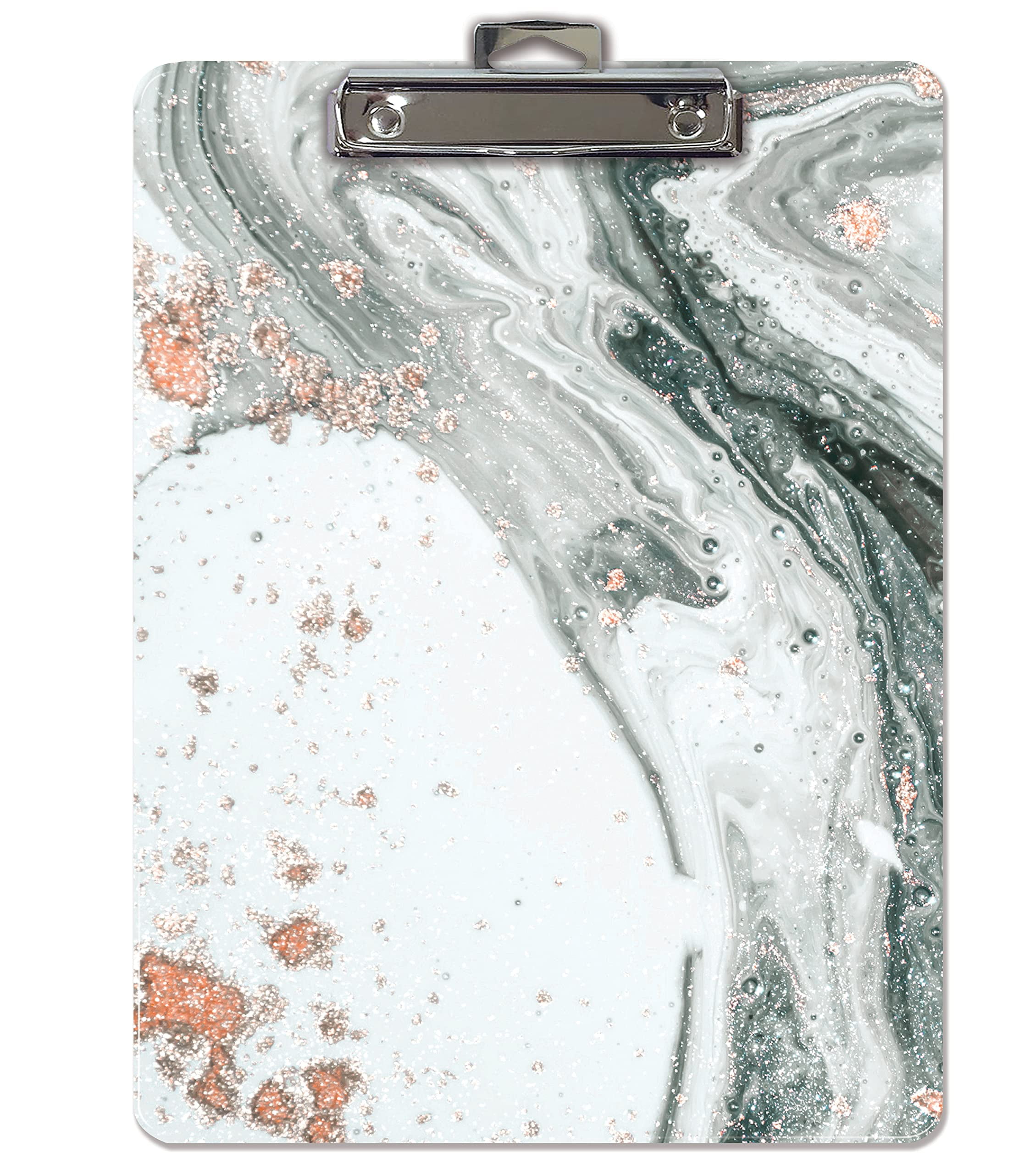 Better Office Products Fashion Clipboard, Marble Design, A4 Size, 12.5 ...