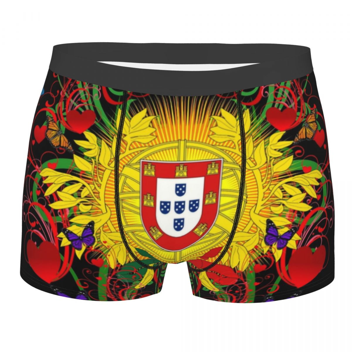 Fashion Coat Of Arms Of Portugal Art Boxers Shorts Panties Male ...