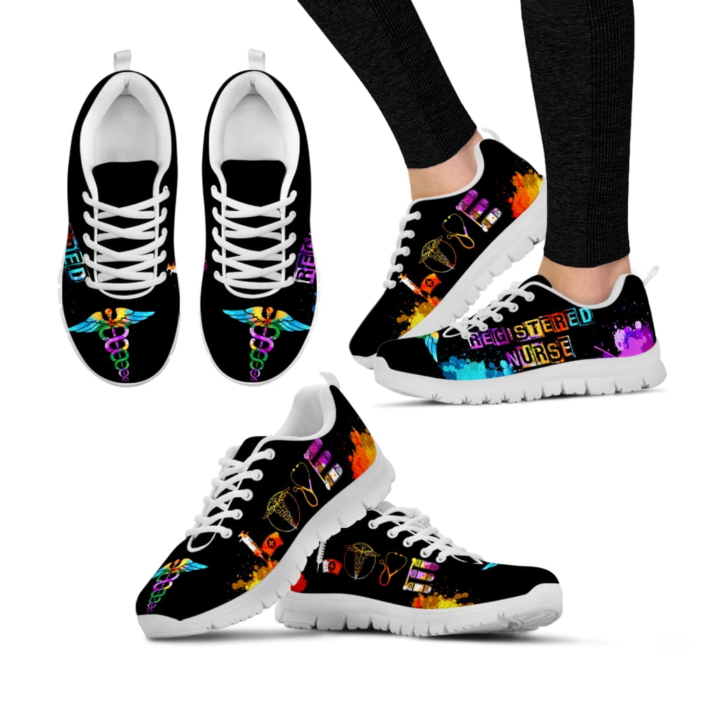 Fashion Colorful Art Graffiti Design CMA Printing Shoes Comfortable ...