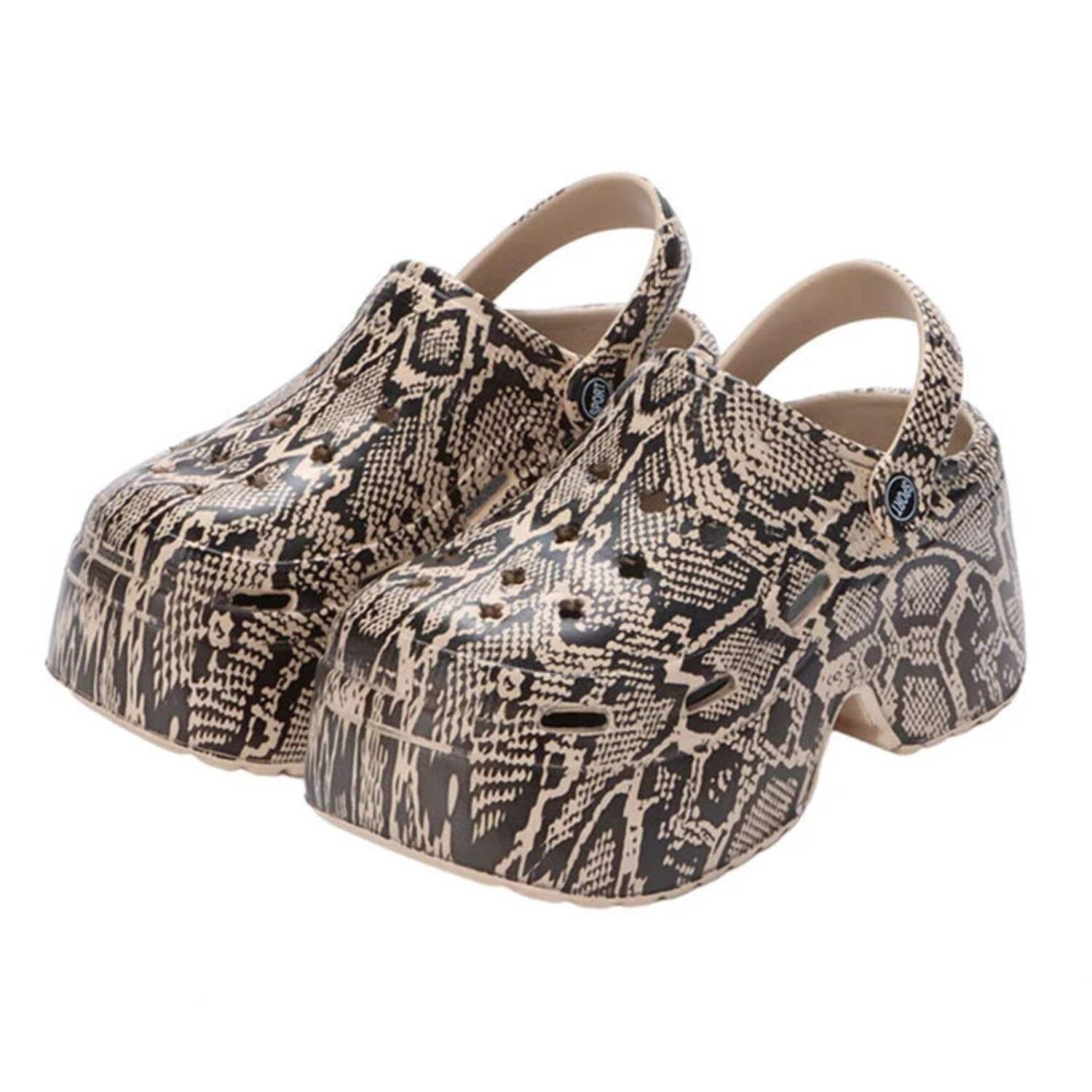 Fashion Colorful Chunky Platform Sandals Women Wedge Heels Clogs ...