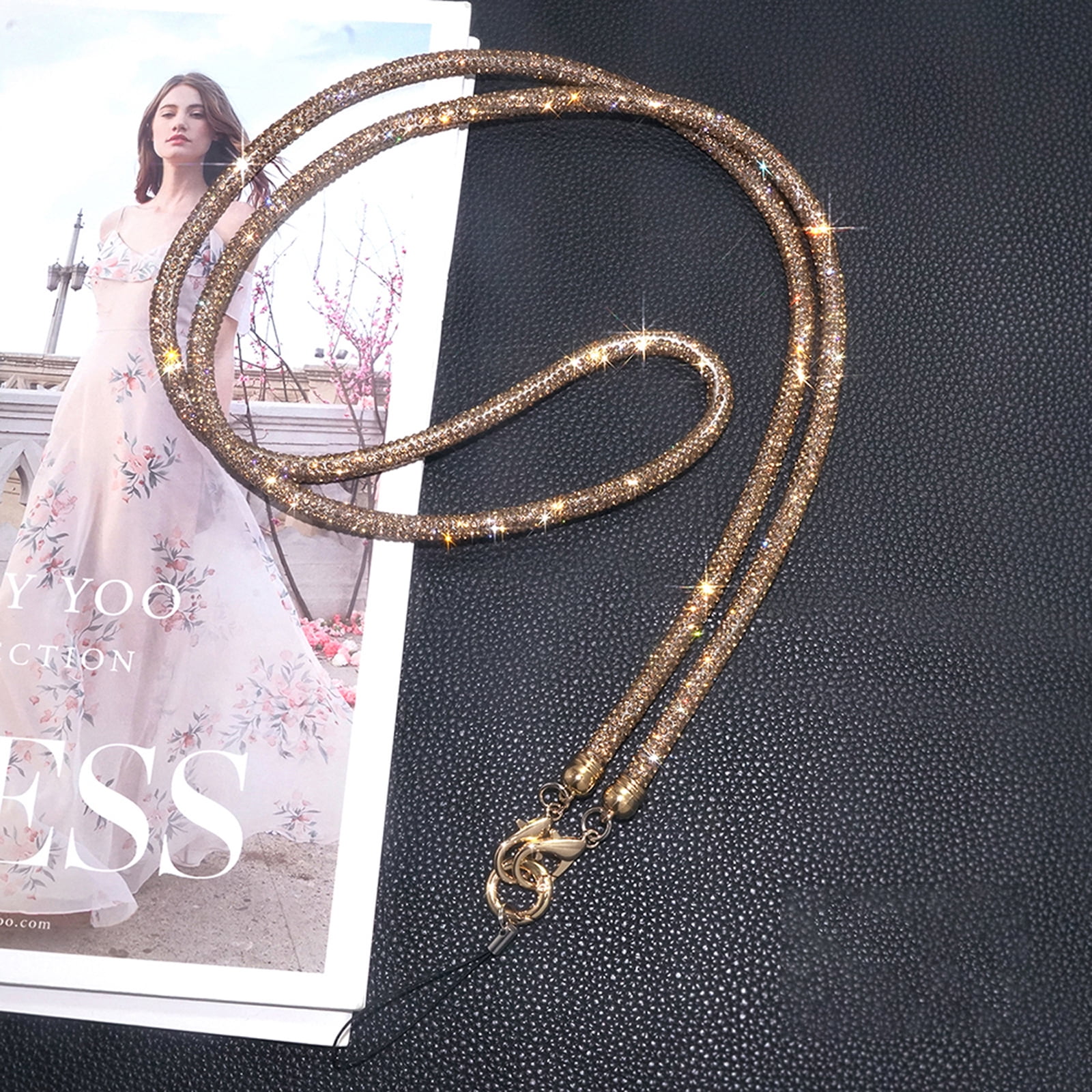 Fashion Colorful Rhinestone Lanyard Bling Glitter Diamond,Crystal ...