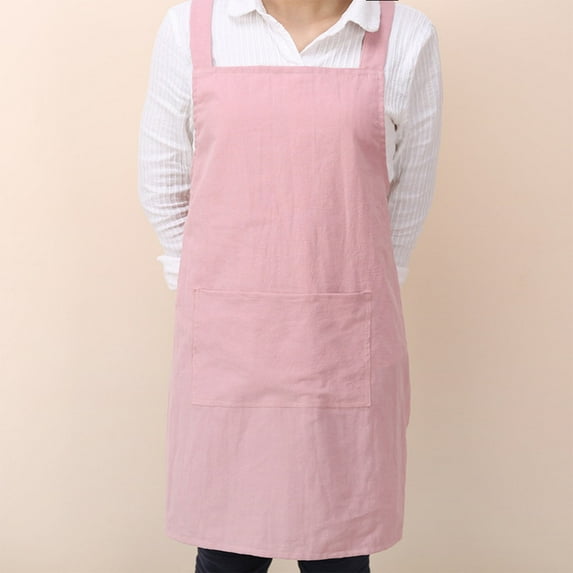Fashion Cotton Adjustable Bib Apron - Pink for Men and Women,Kitchen ...