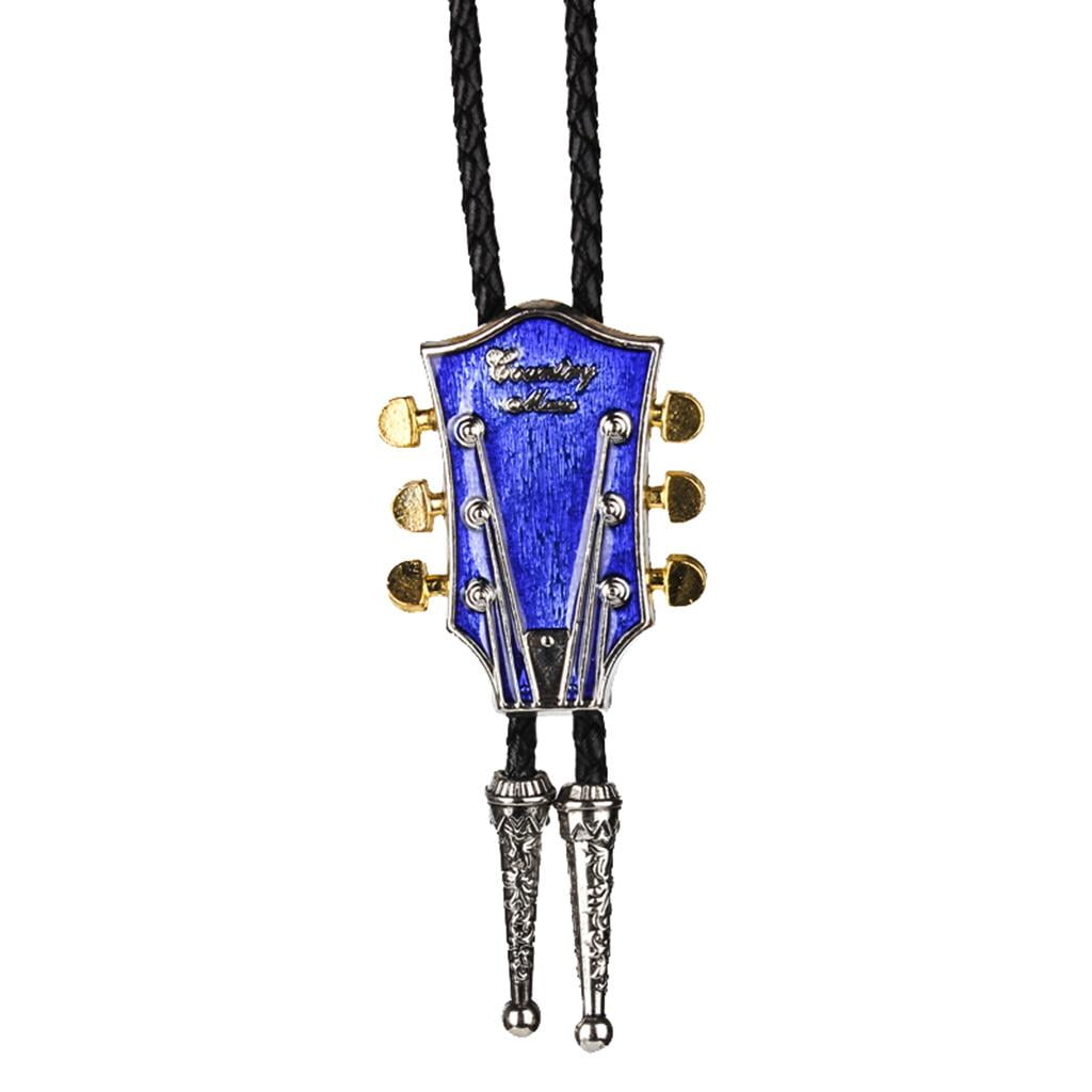 Fashion Country Music Guitar Western Cowboy Rodeo Bolo Tie Tie bola ...