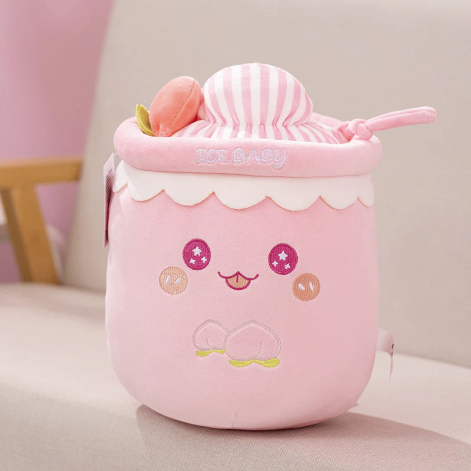 Fashion Cute Milk Tea Plush Toy - Walmart.com