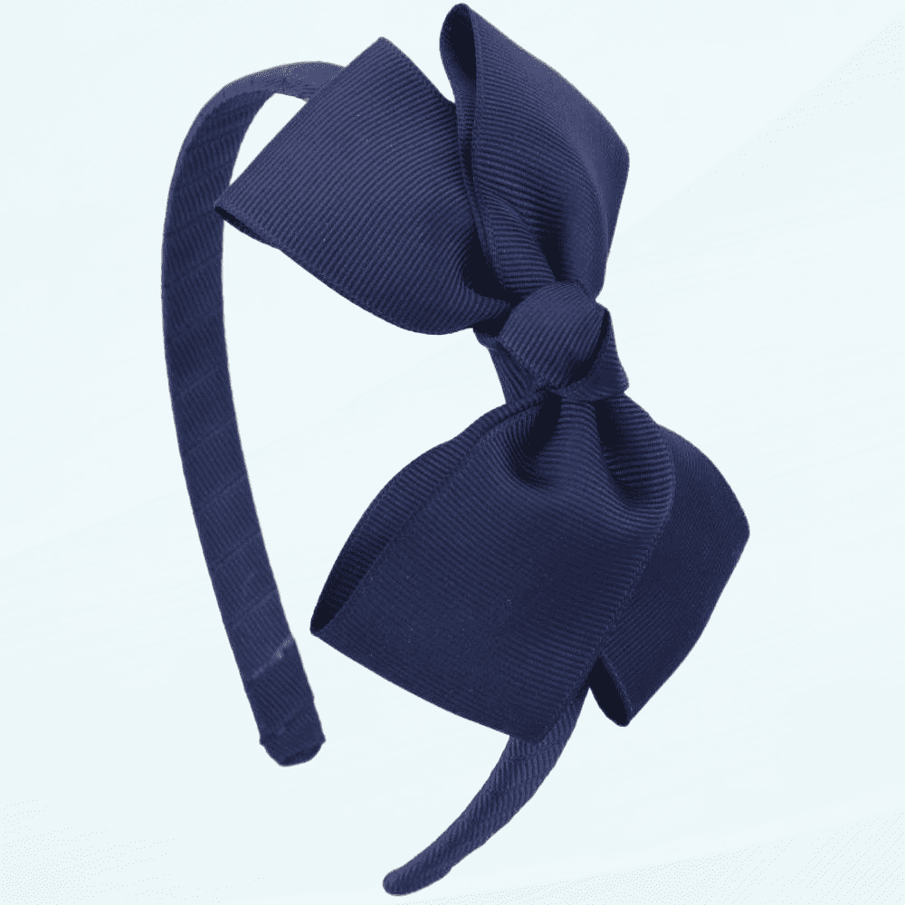 Fashion Cute Navy Blue Bow Headband for Girls Toddlers. - Walmart.com