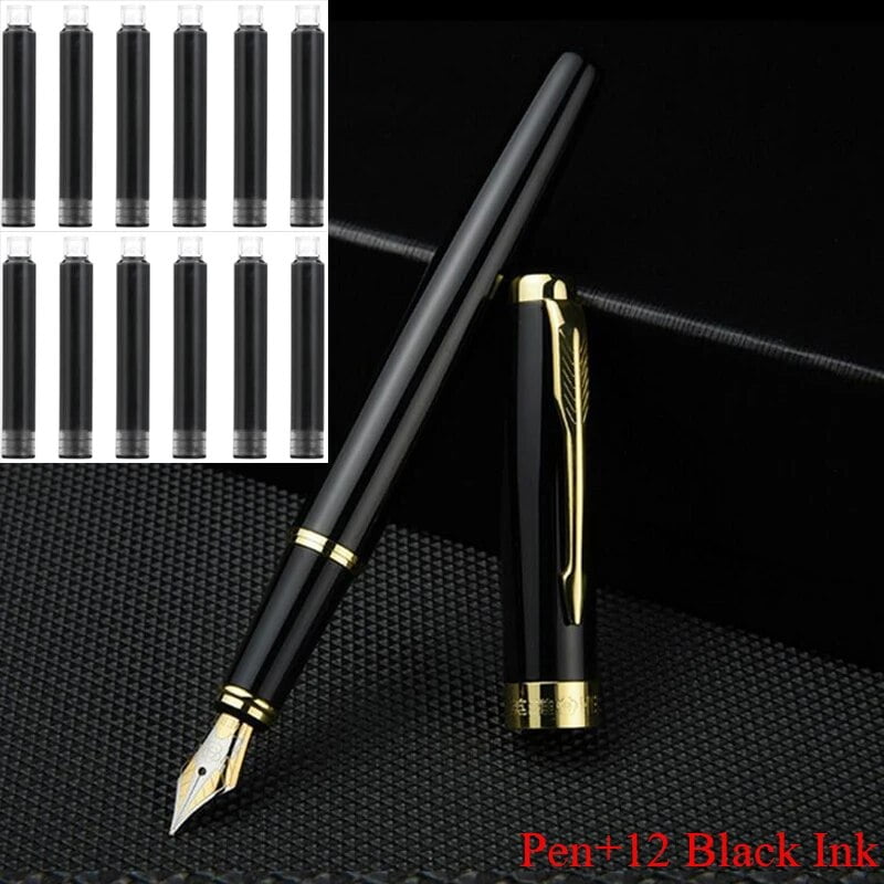 Fashion Design High Quality Business Men Metal Ink Fountain Pen Office ...