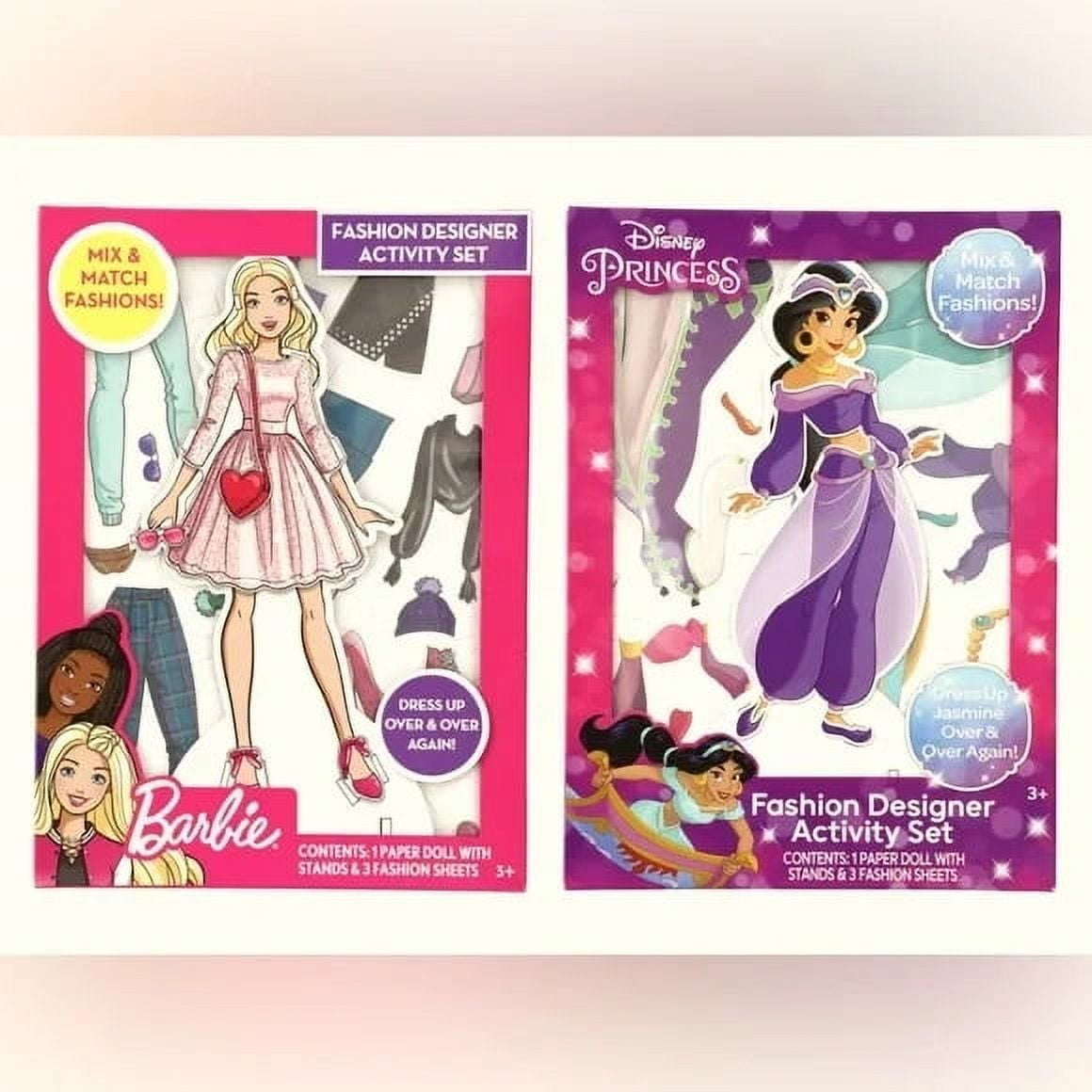 Fashion Designer Set Girls Activity Set Girls Toys Fashion Design Barbie Princess Jasmine Rainbow High Walmart