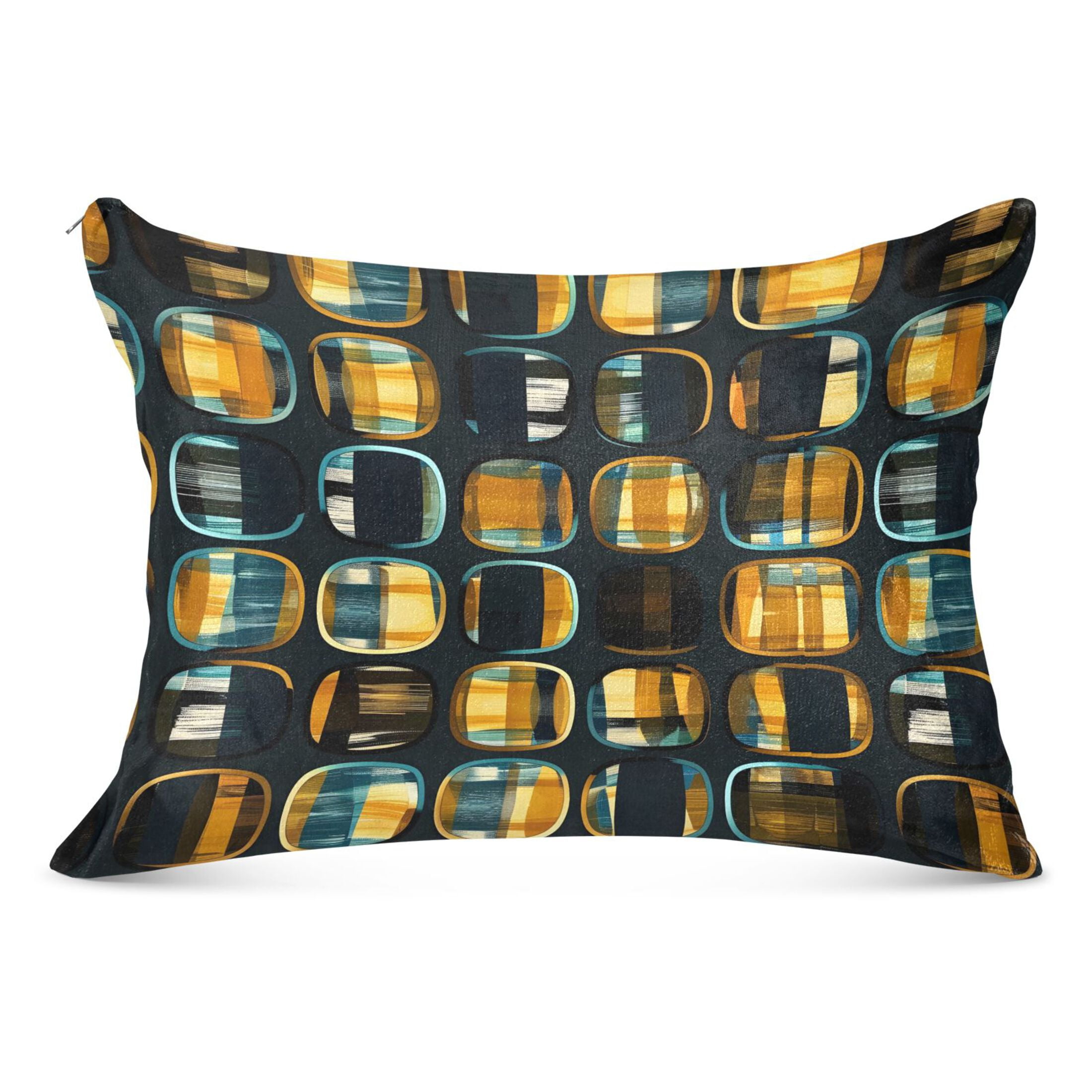 Fashion Digital Glass Windows Plush Pillow Cases Standard Size Ultra ...