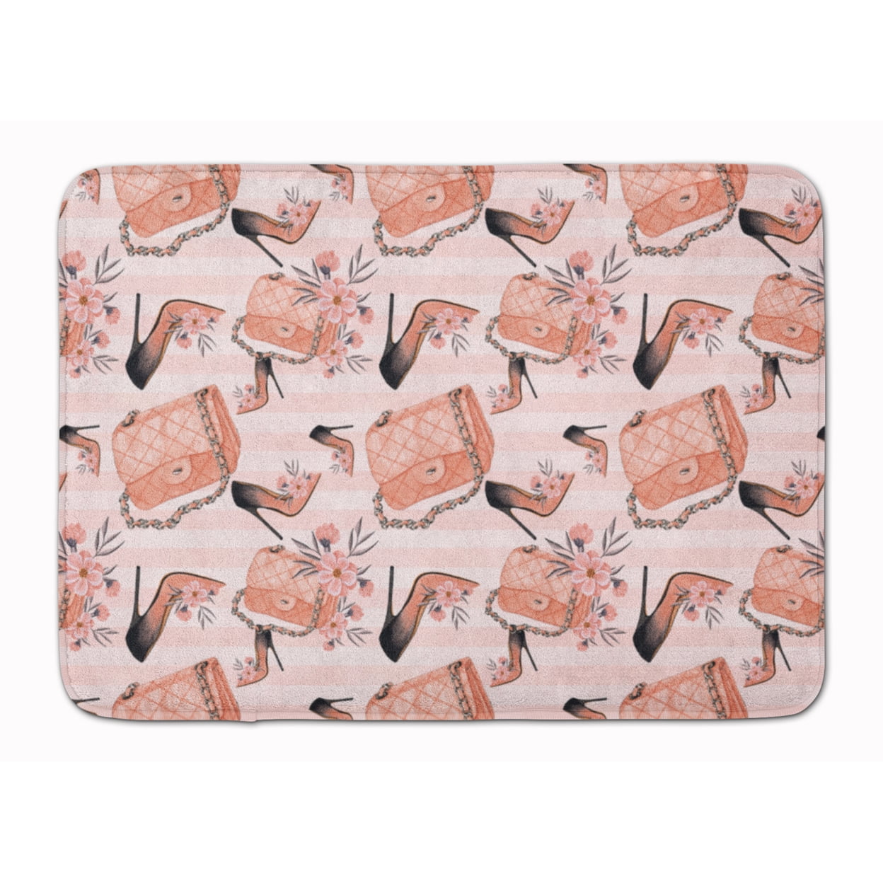 Fashion Diva Shoes and Purses Machine Washable Memory Foam Mat ...