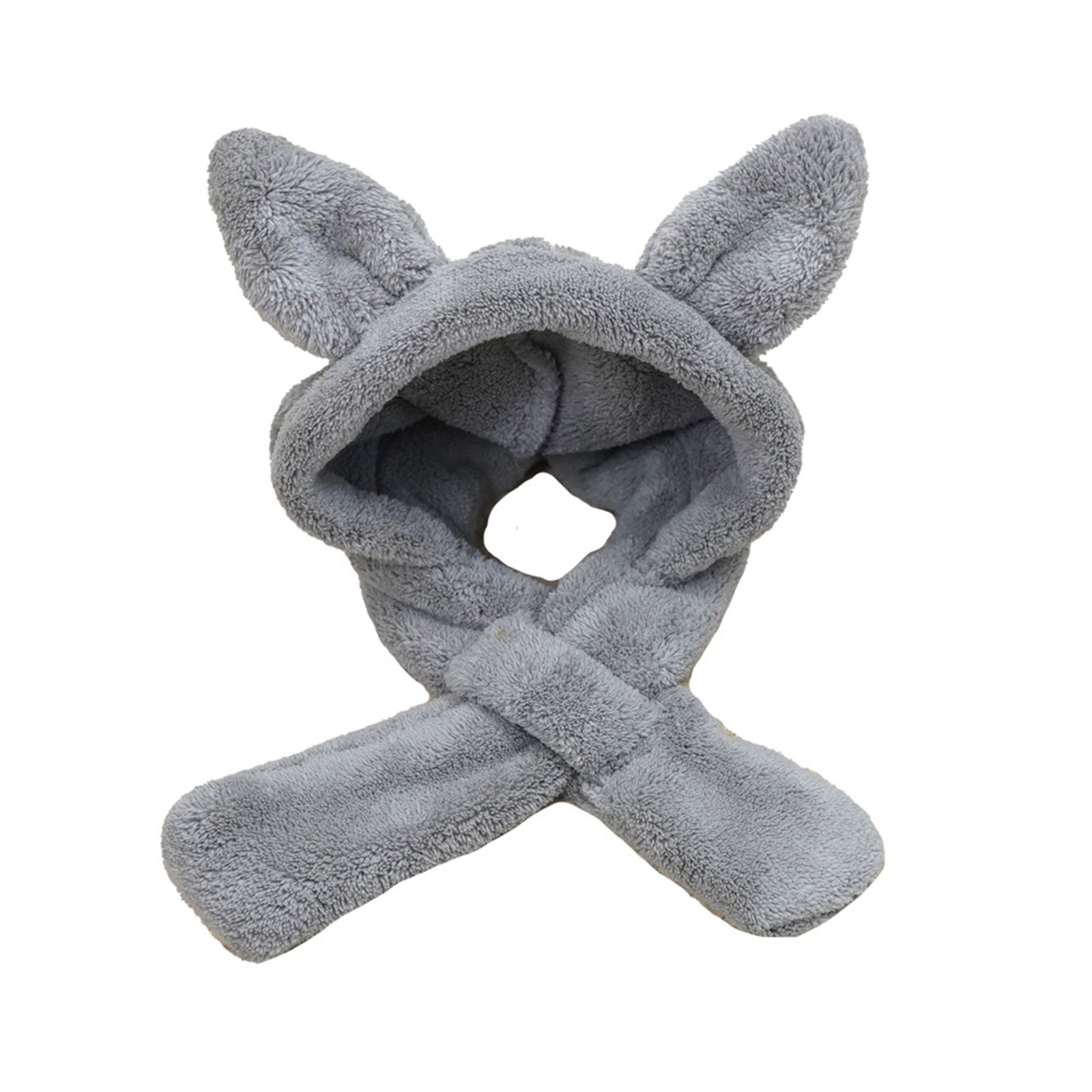 Fashion Dog Hooded Hat Ear Protective Headgear Hat Plush Pet Costume ...