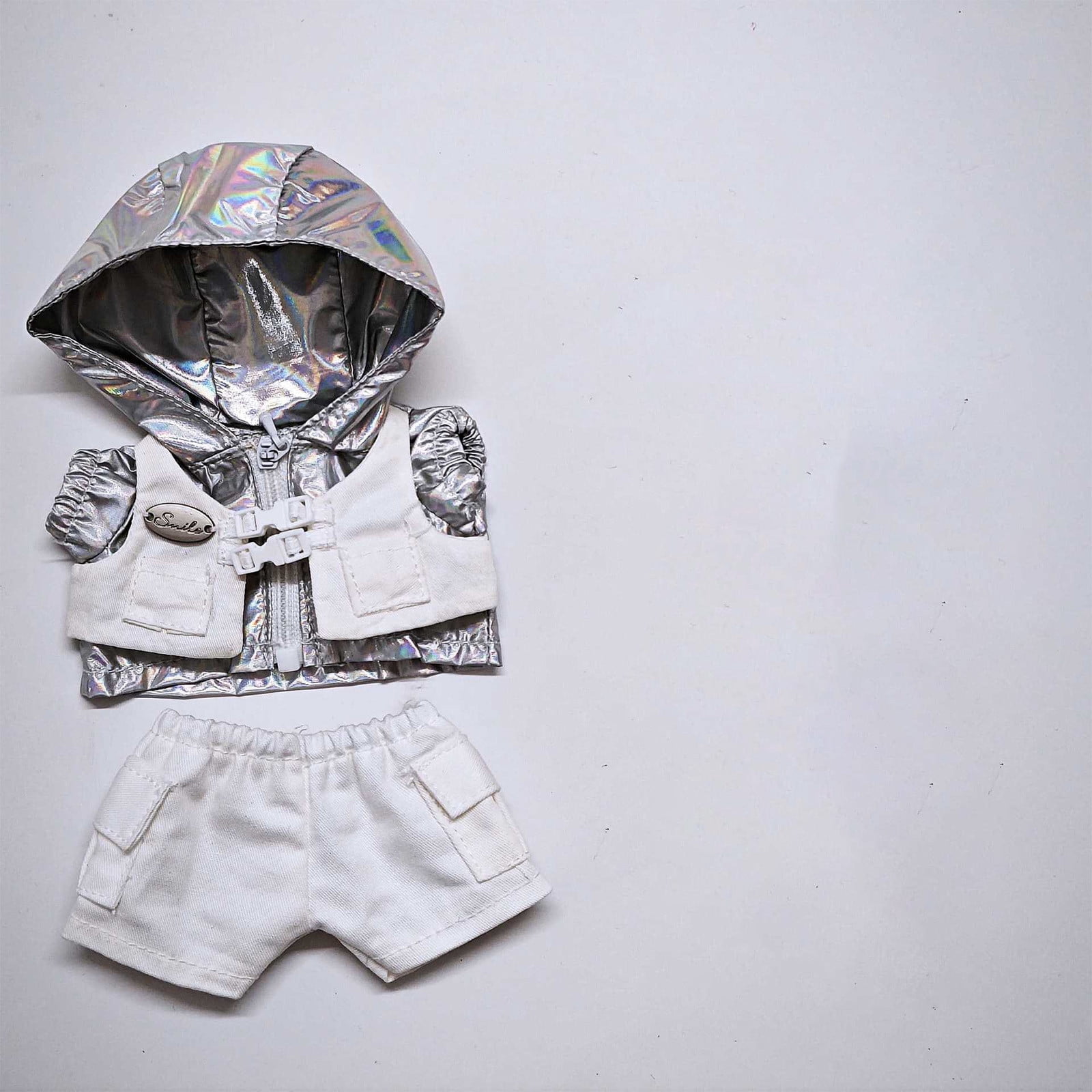 Fashion Doll Clothes Outfit Set For 15/17cm Dolls Soft Fabric Dress Up ...