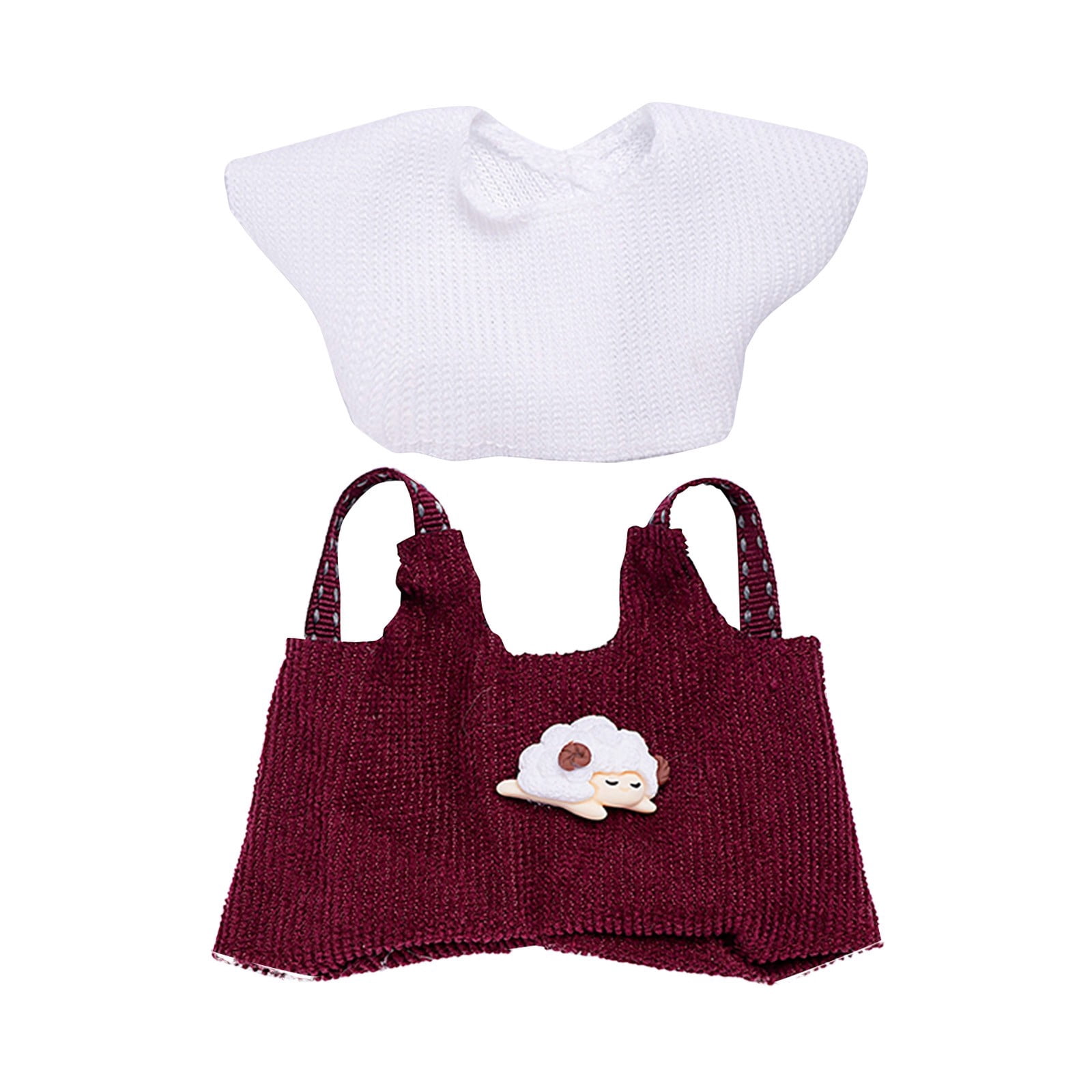 Fashion Doll Clothes Outfit Set Soft Fabric Accessories For Dolls ...