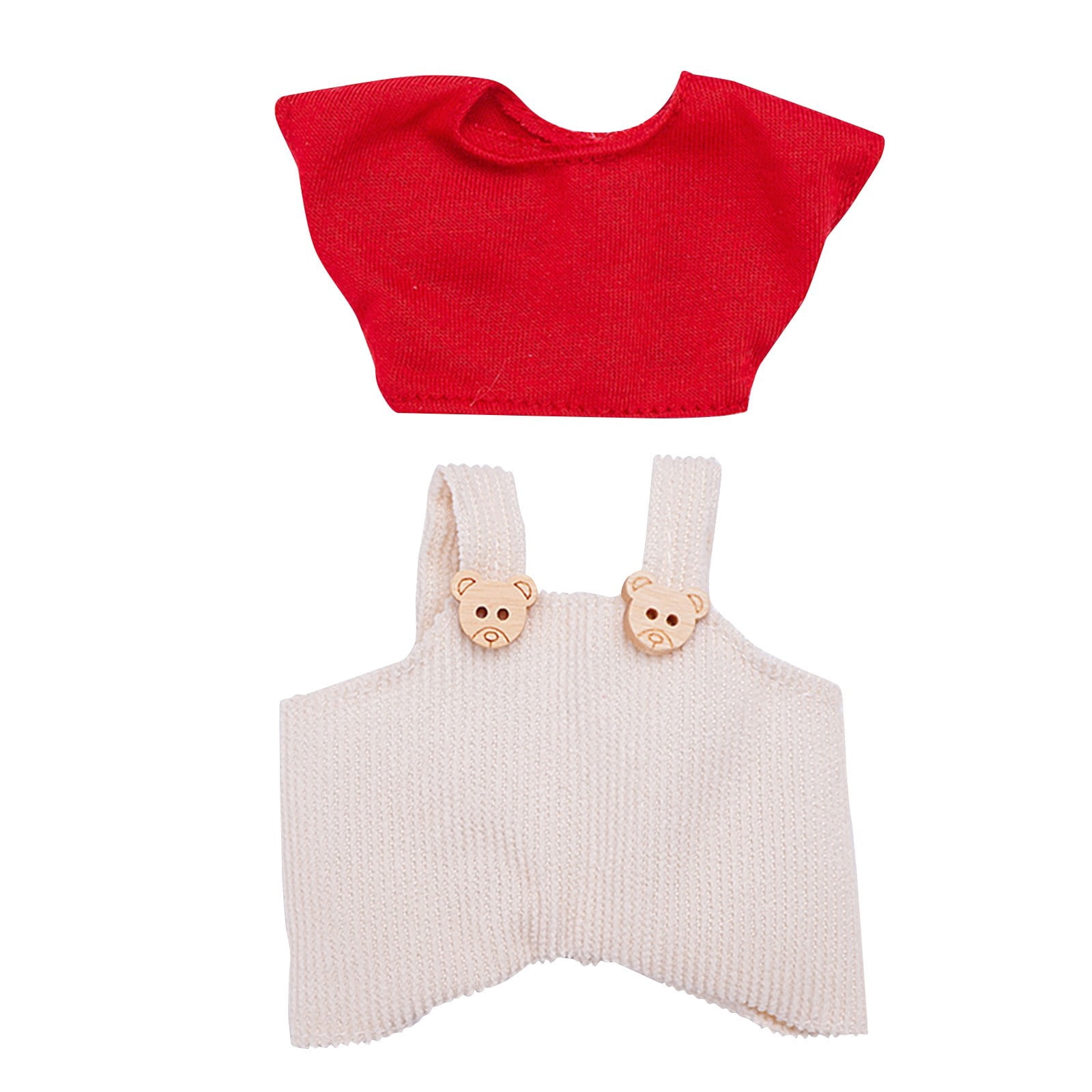 Fashion Doll Clothes Outfit Set Soft Fabric Accessories For Dolls ...