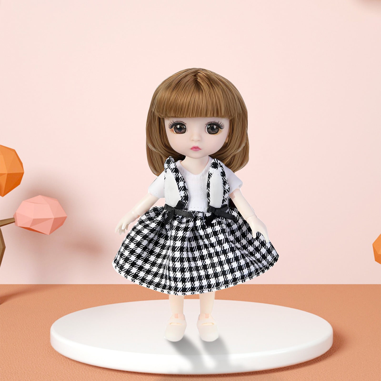 Fashion Doll, Dress Up Doll with Changeable Clothes & Brushable Hair ...