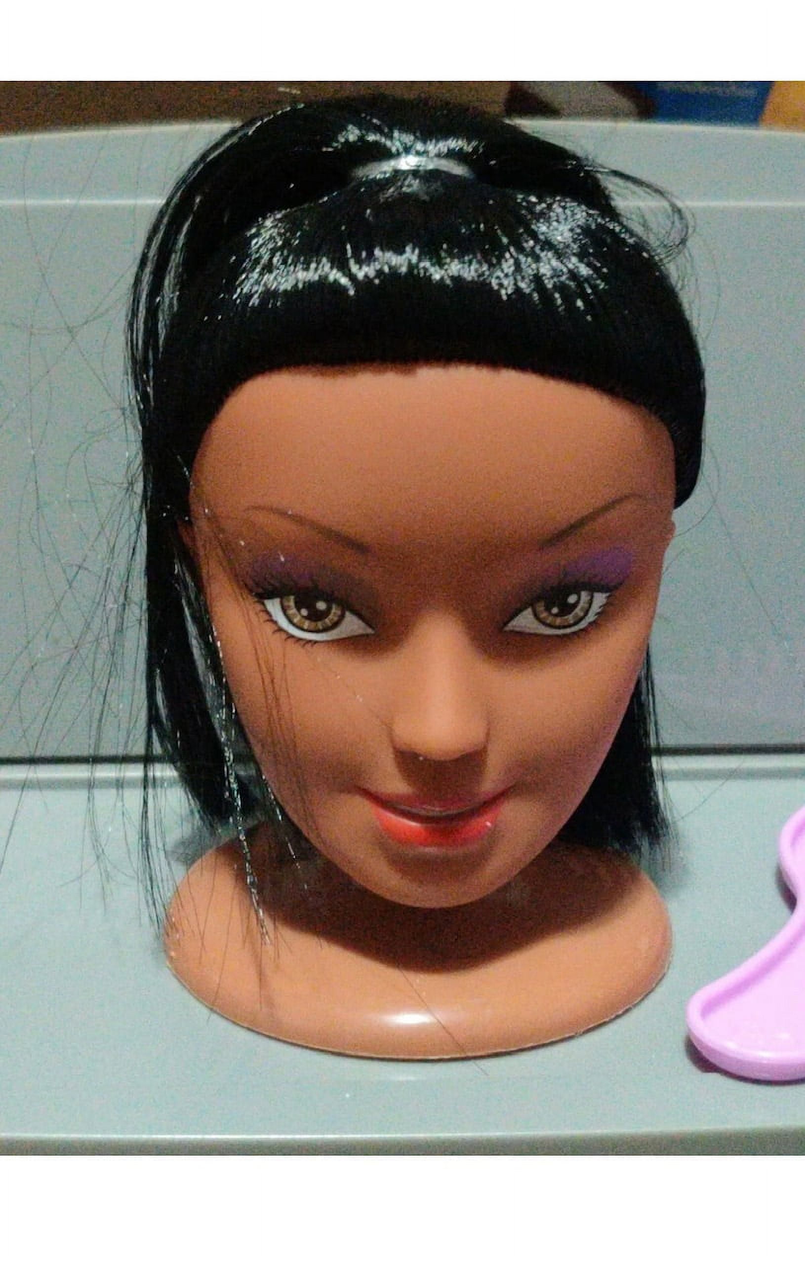 Greenbrier International Fashion Doll Styling Head, Black Hair, Comb ...
