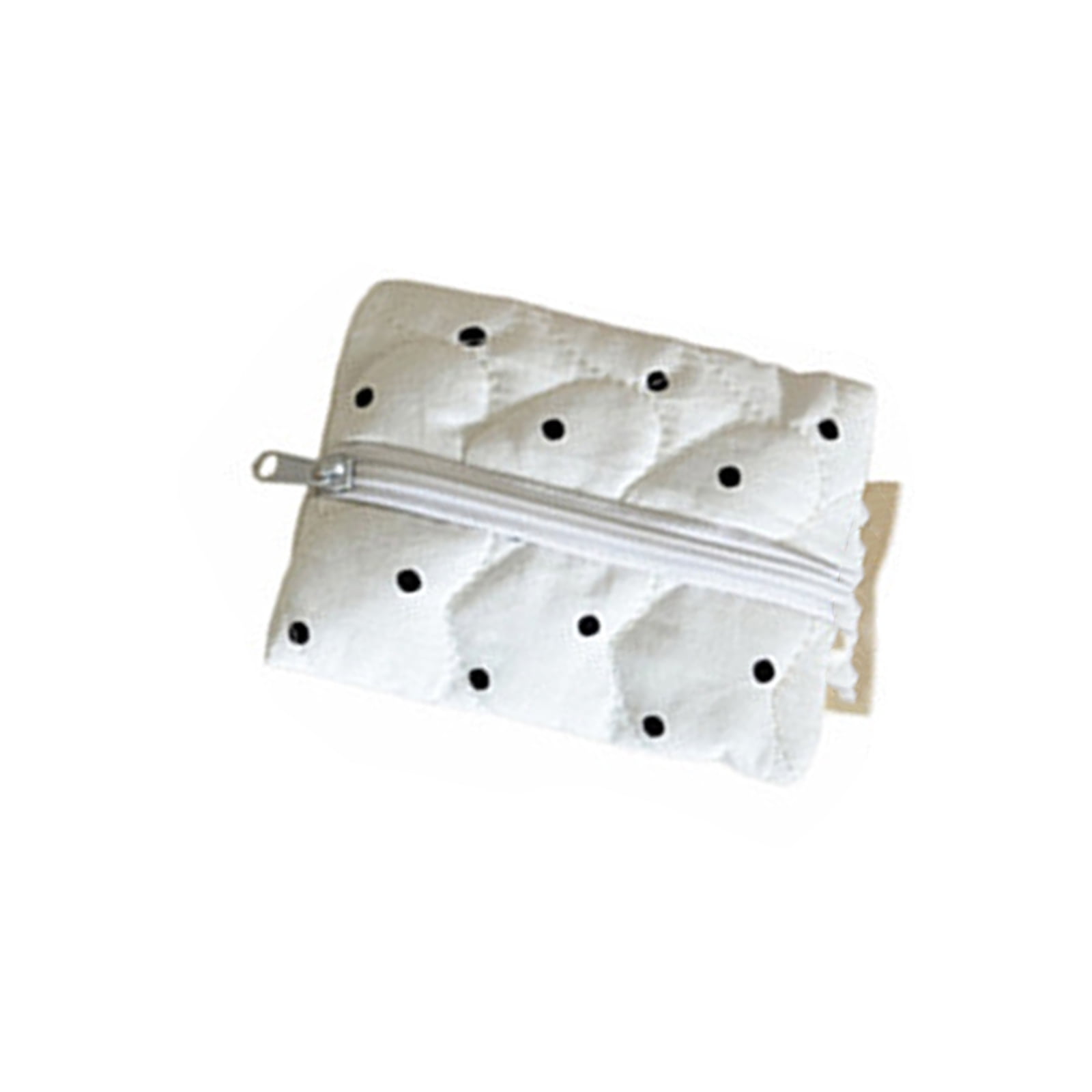 Fashion Dot Pattern Toiletry Bag Reinforced Quilted Makeup Bags Storage ...