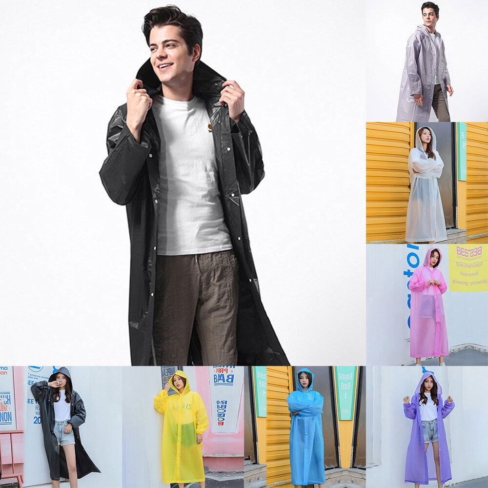 Fashion EVA Women Raincoat Waterproof Outdoor Travel Siamese Trekking ...