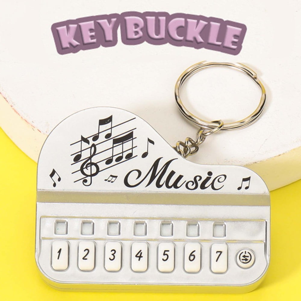 Fashion Electronic Finger Piano Keychain Toy Multifunctional Electronic ...