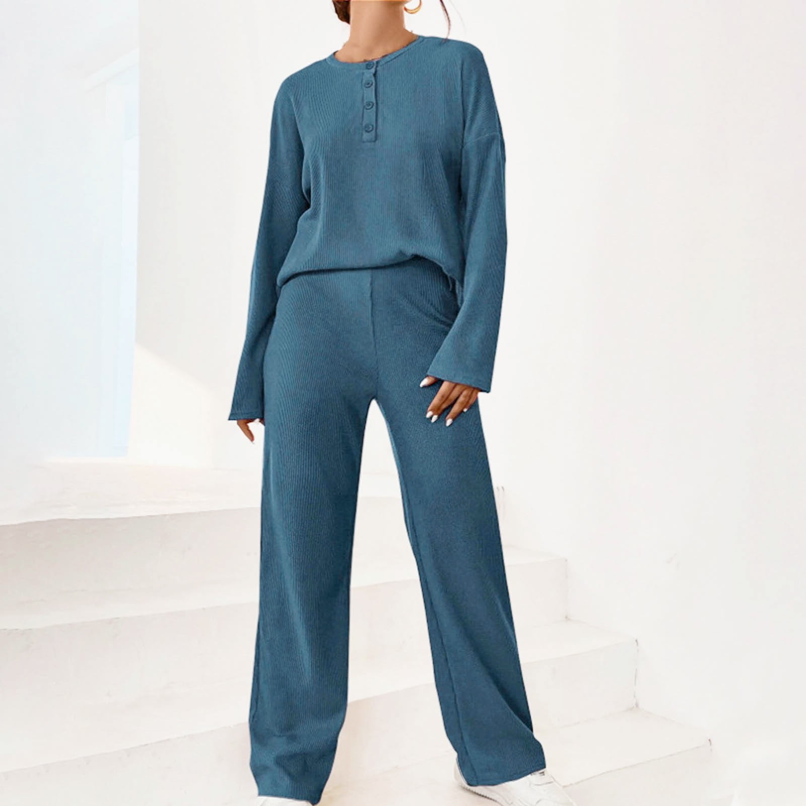 Fashion Fall Saving Outfits Set for Women 2 Piece Sweater Pants Sets ...