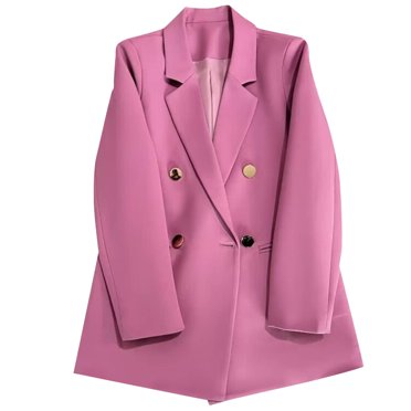 Pohista Blazers for Women Women's Fashion Casual Solid Color Pocket ...