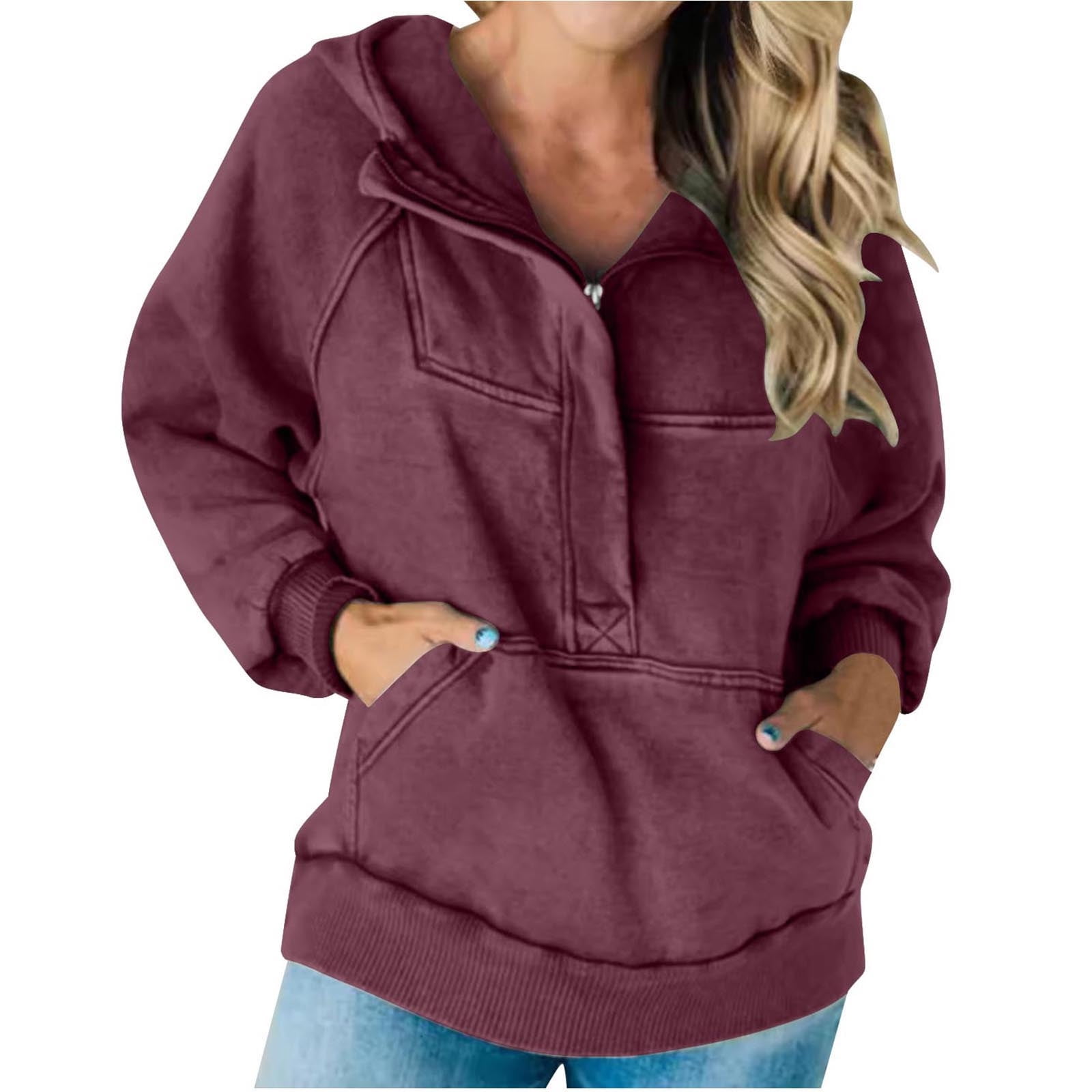 Fashion Fall Saving Pohista Women's Pullover Women's Tops Casual Red ...