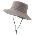 Fashion Fisherman Hat Hiking Hat Solid Color Bucket Hat for Street ...