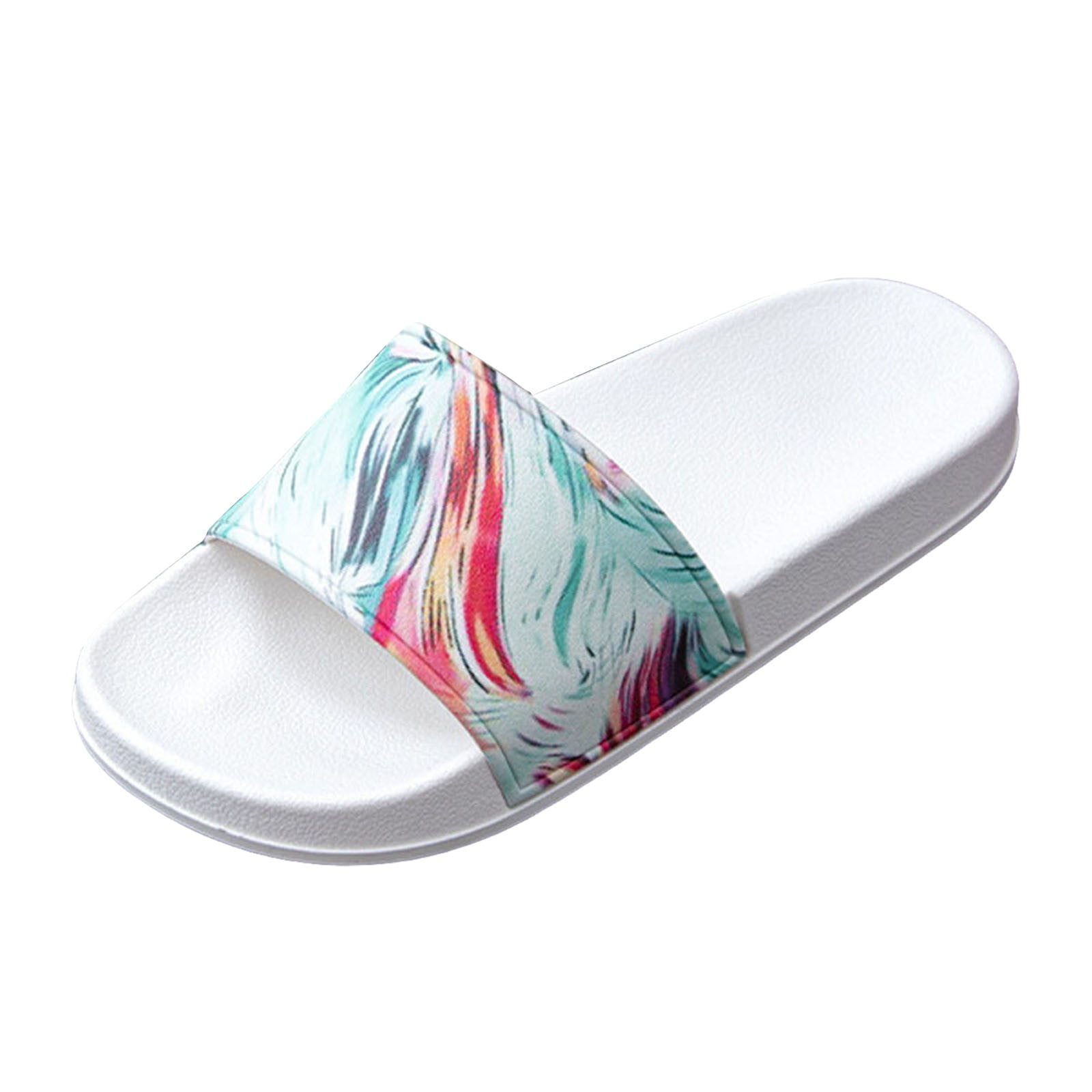 Fashion Floral Pattern Men And Women Indoor Home Bathing Outside Wear ...