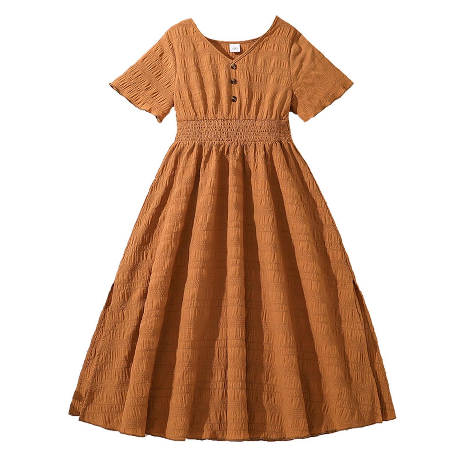 Fashion Flower Girls Dress Elegant Vintage A Line Solid Color Short ...