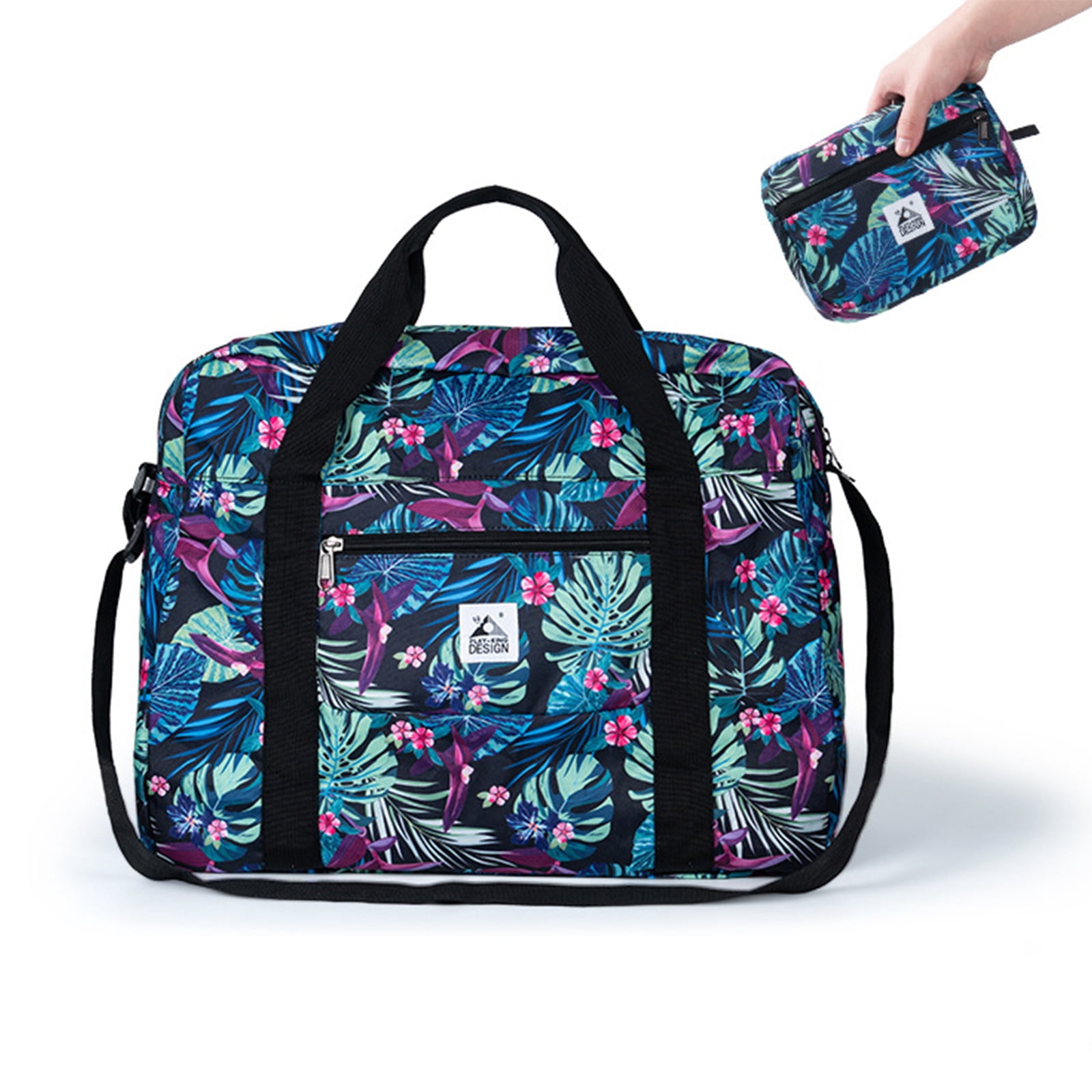 Fashion Foldable Printed Travel Duffel Bags for Airline Approved ...