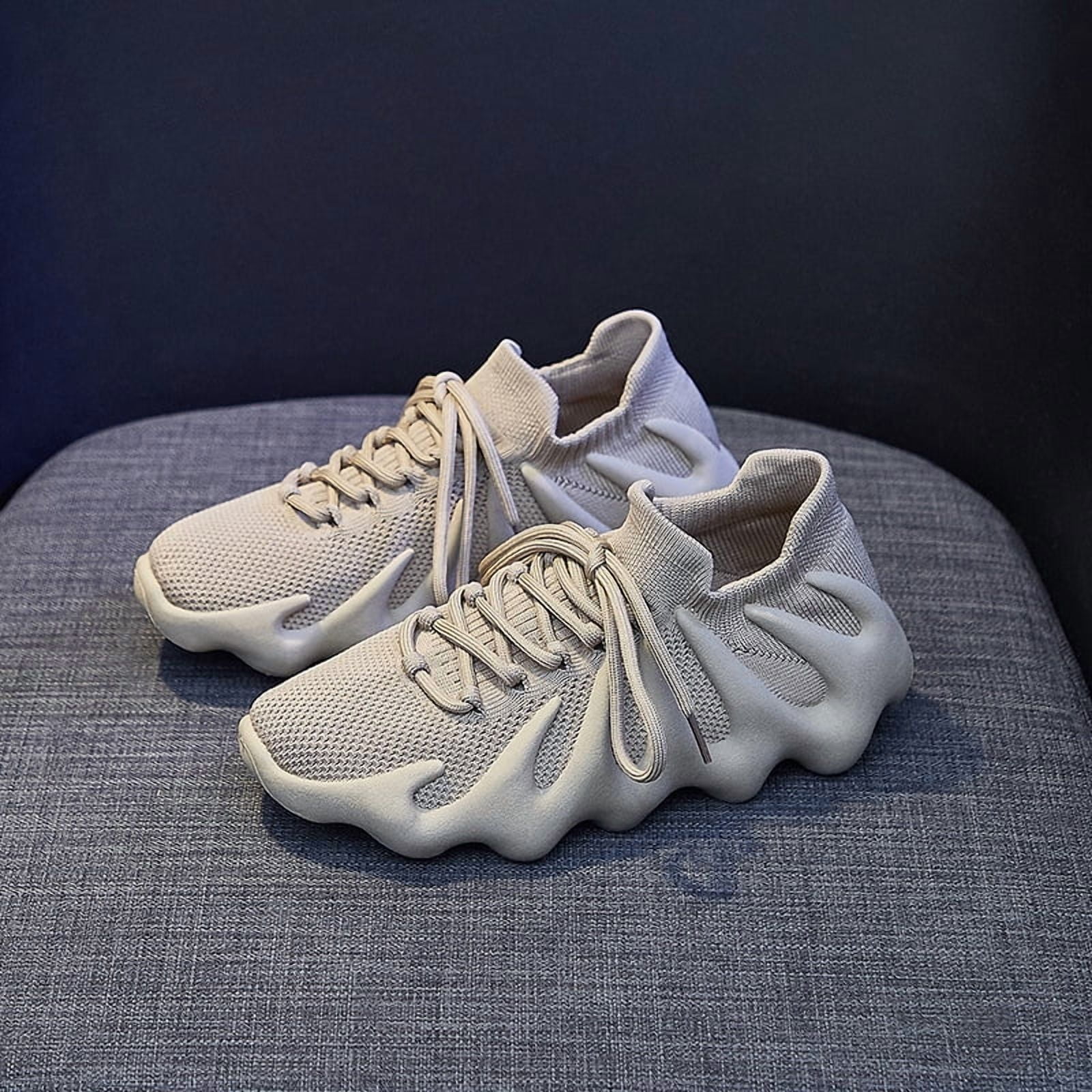 Fashion Forward Knit Sports Shoes Ultra Lightweight with Flaming ...