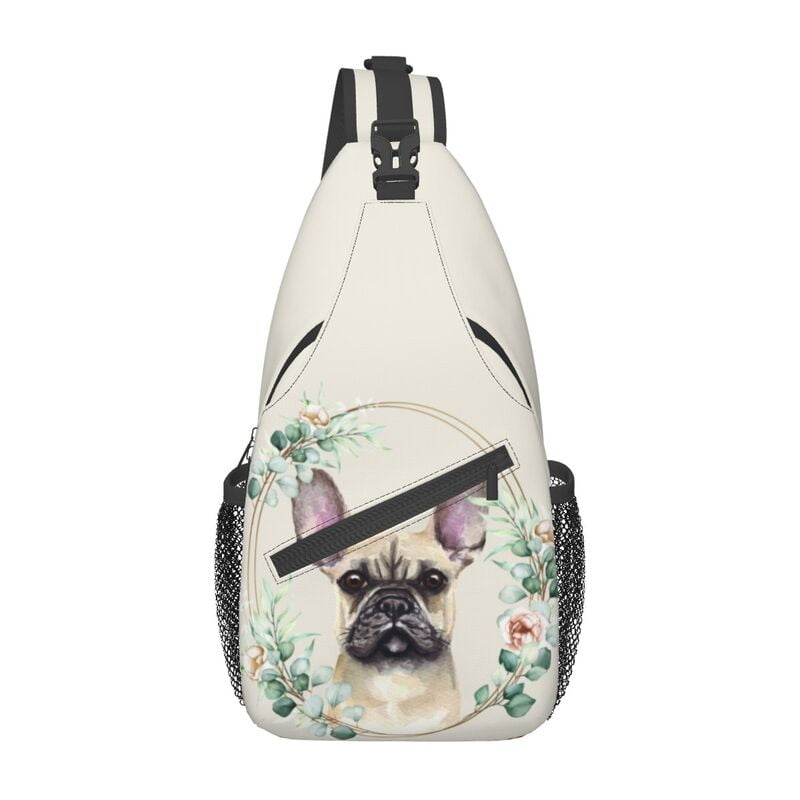 Fashion French Bulldog Sling Crossbody Backpack Men Pet Puppy Dog ...