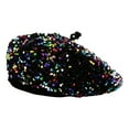 Fashion French Hat Sequins Hat Winter Headwear Accessory For Women ...