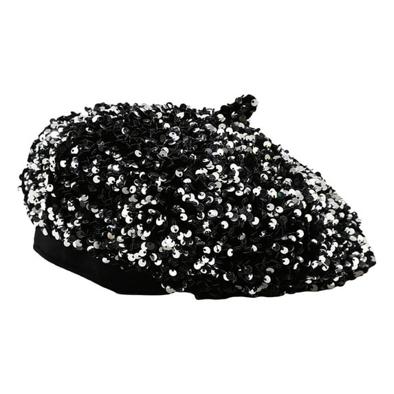 Fashion French Hat Sequins Hat Winter Headwear Accessory For Women ...
