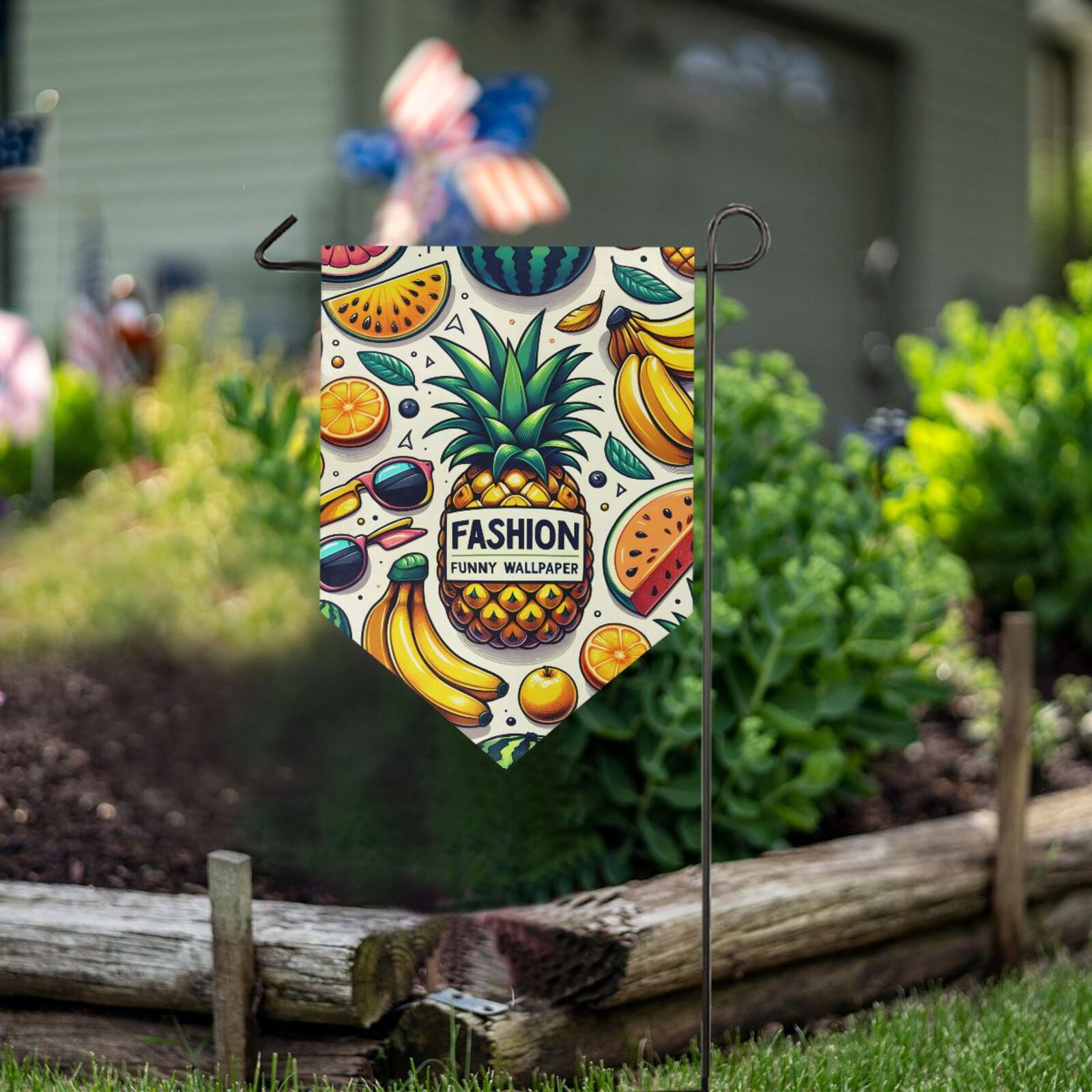 Fashion Fruits Garden Flag 18" x 12.5" Double Sided Yard Lawn Outdoor ...