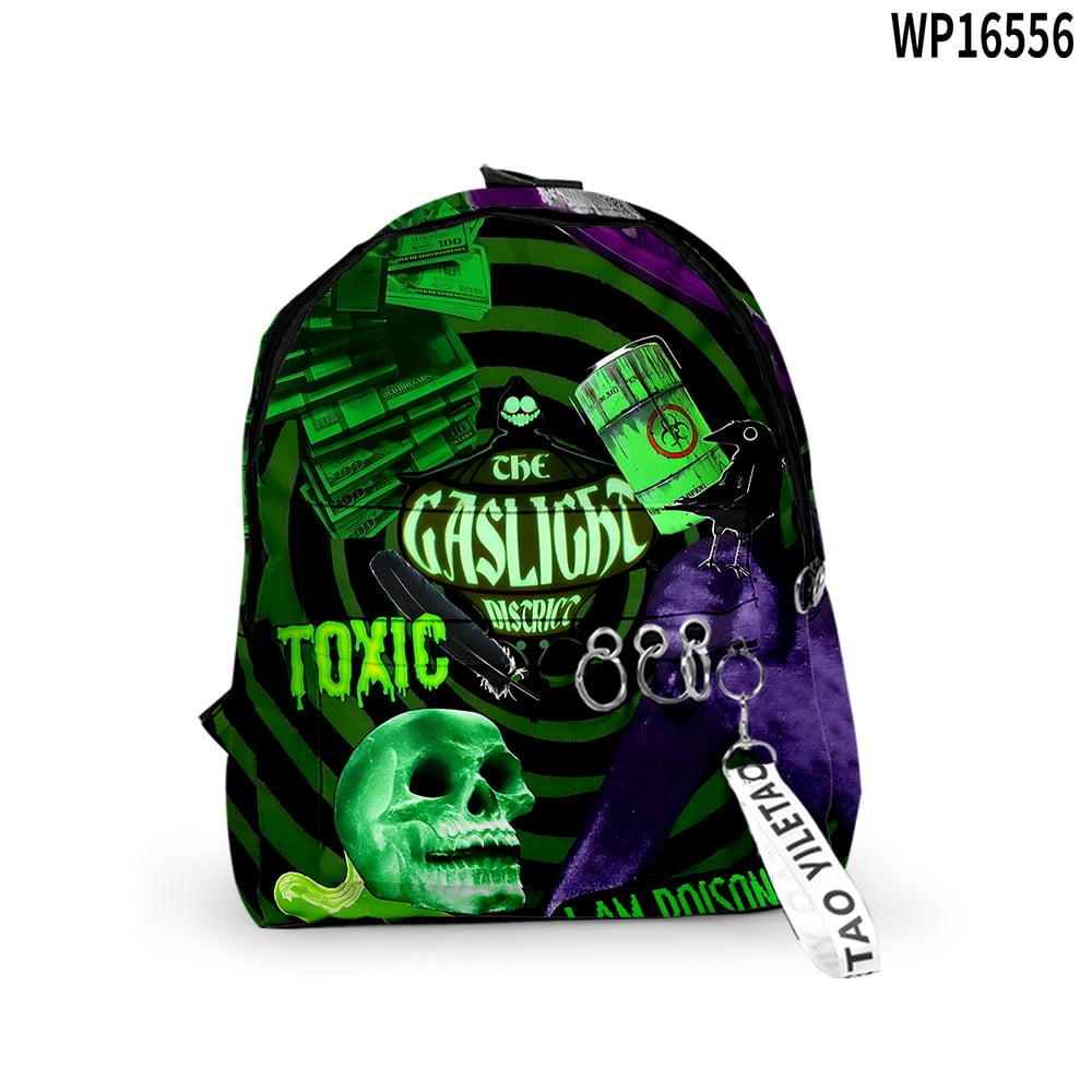 Fashion Gaslight District Backpack 3D Printed Keychain Oxford ...
