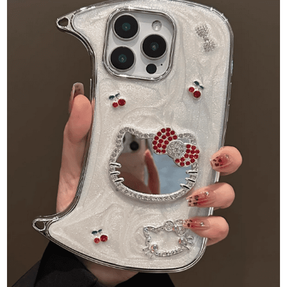 Fashion Gift 3D Cartoon Hello Kitty Phone Case For iPhone 17 16 15 14 ...