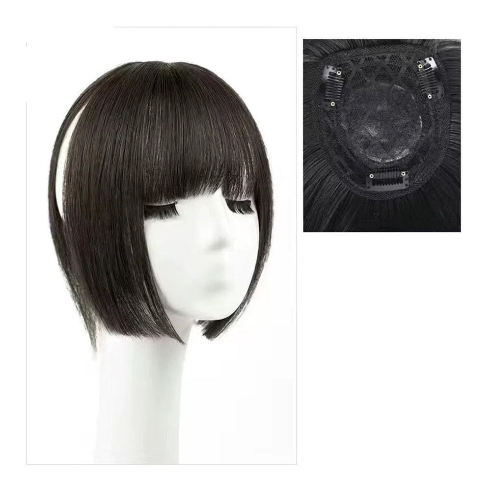 Fashion Girl Simulation Bangs Hairstyles Clip for Women Hair Bangs for ...
